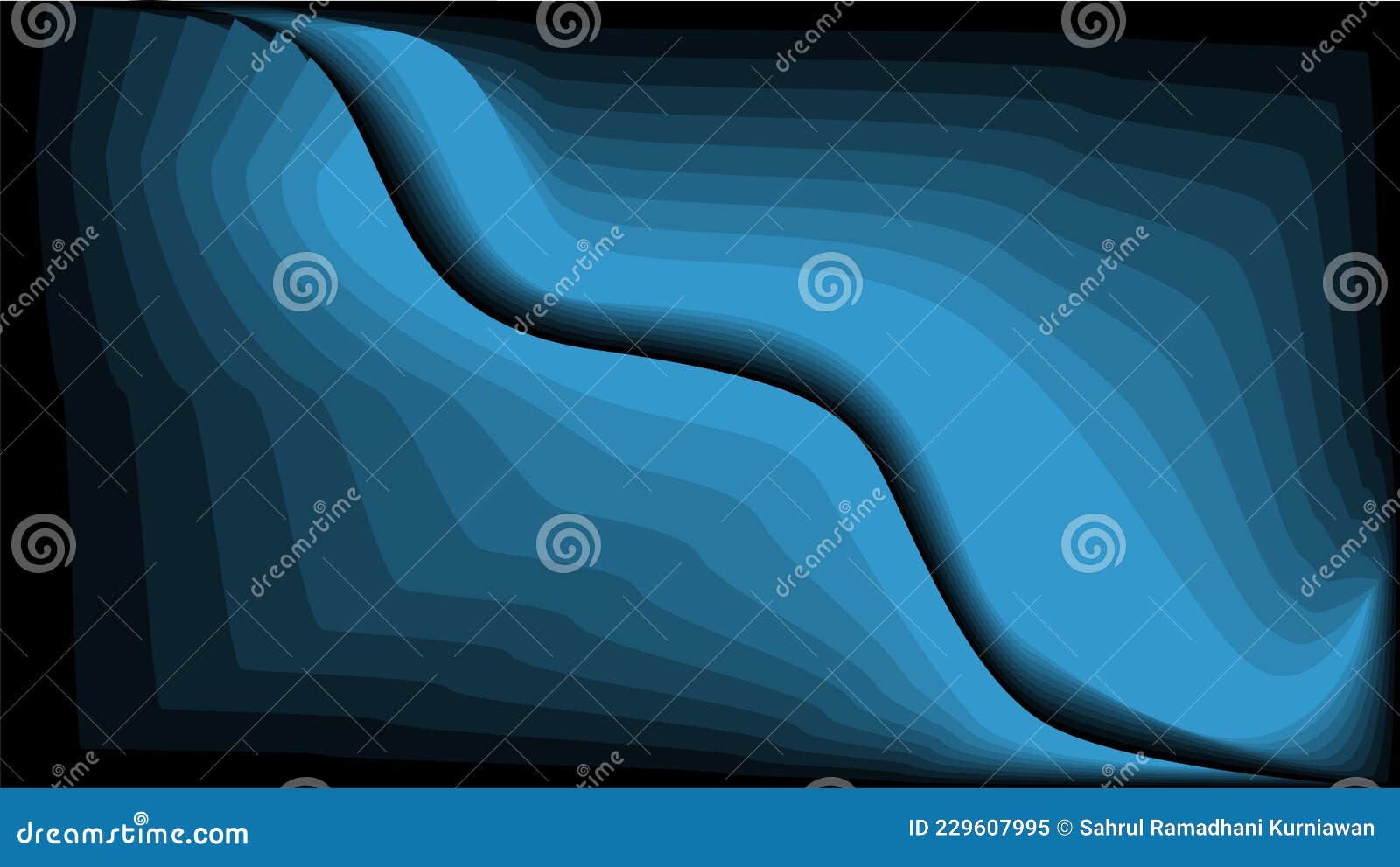 Abstract Blend Background with Blue Color Stock Vector - Illustration ...
