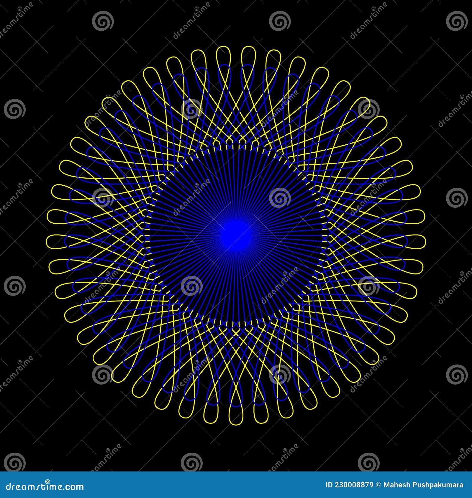 Spirograph Designs Vector Illustration | CartoonDealer.com #62230404