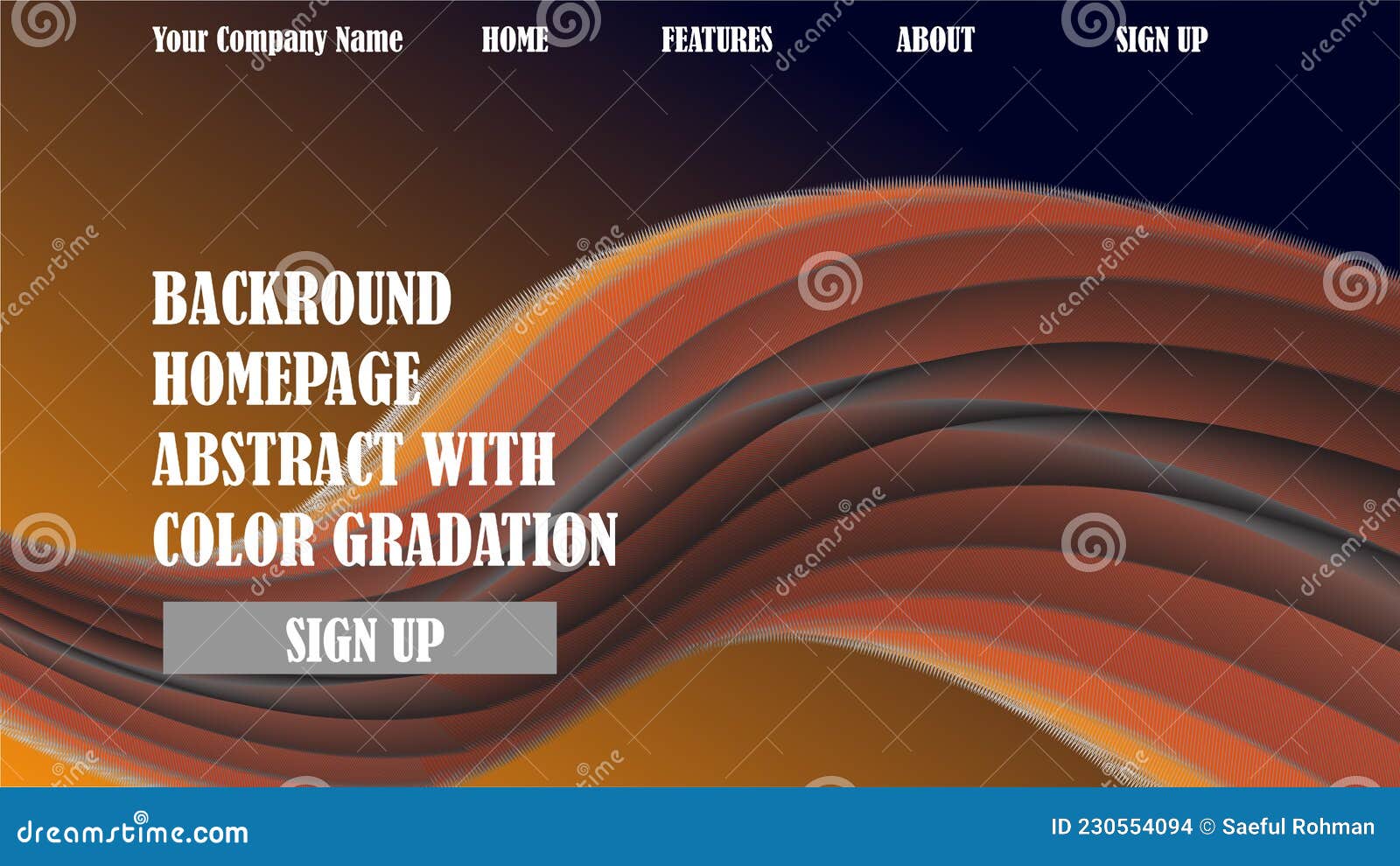 Backround Homepage with Brown Gradation Color Stock Illustration ...