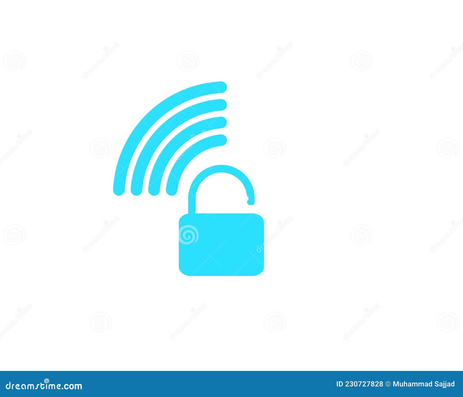 Locked Wifi Wireless Connection with Lock Icon Wifi Icon Wifi Sign ...