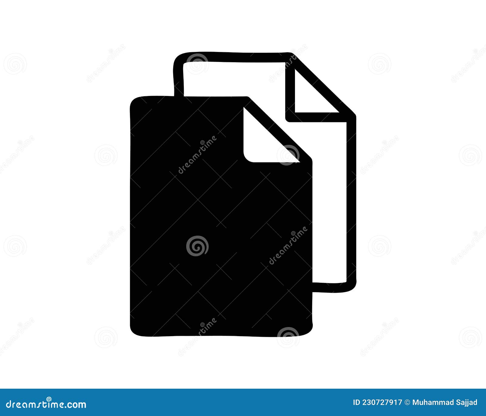 Copy Folder Icon With Setting Icon -Vector Computer Download Folder ...