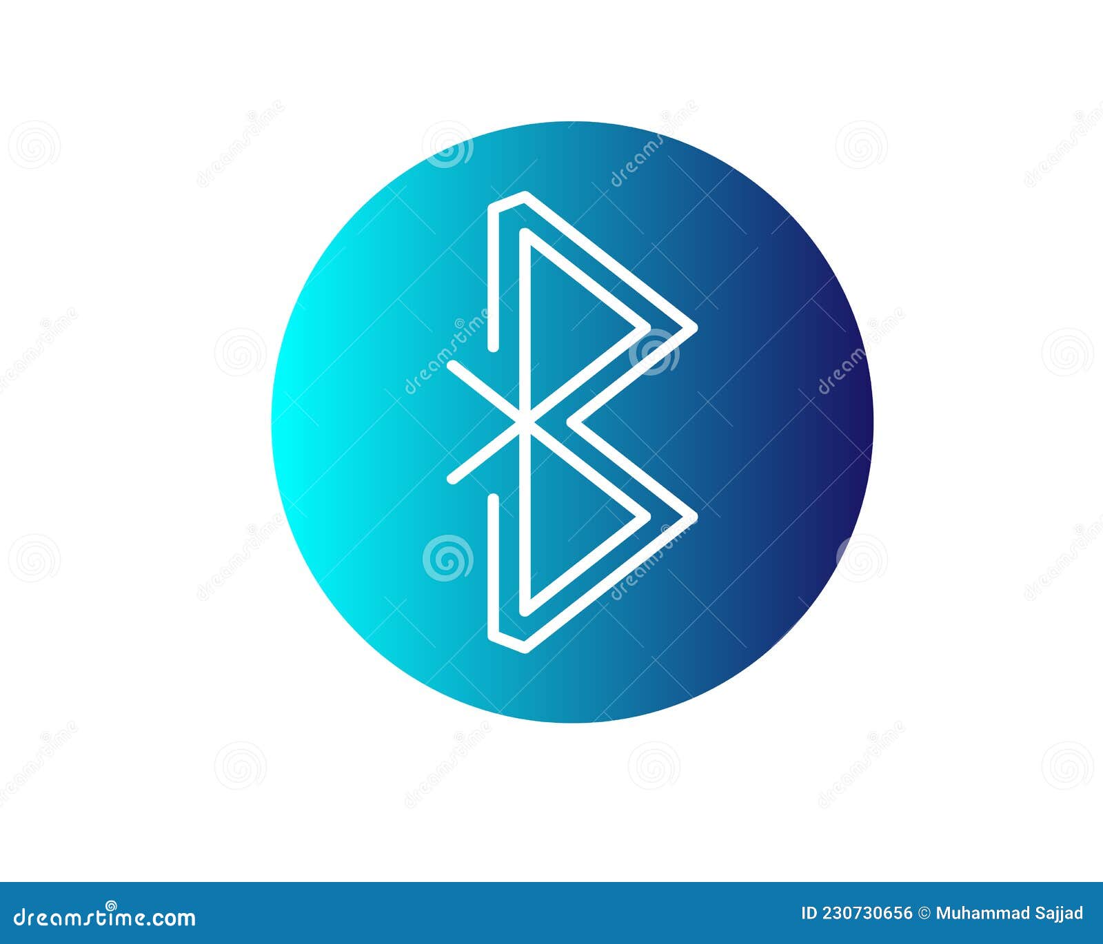 Bluetooth Icon Bluetooth Connection Vector Icon Editorial Photo ...