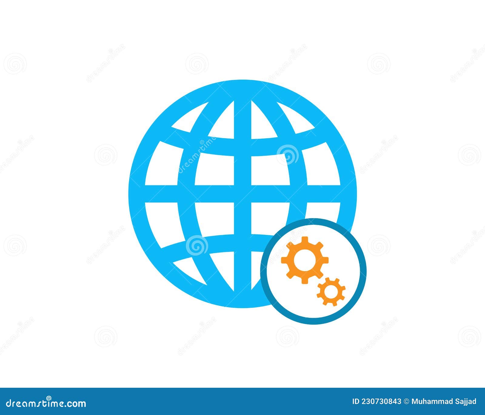 Vector Internet Connection Settings Icon Internet Access Symbol ...