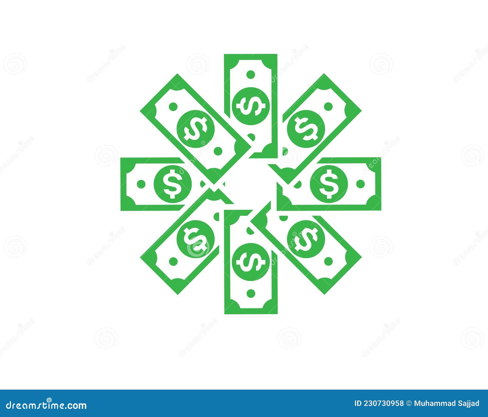 Dollar Currency Icon Vector Dollar Note Icon Paper Money Icon Dollar ...