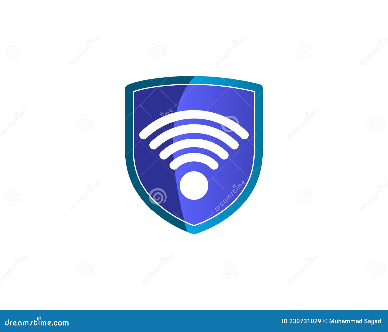 Vector 3D Wifi Wireless Connection Logo Wifi Icon Wifi Sign Editorial ...