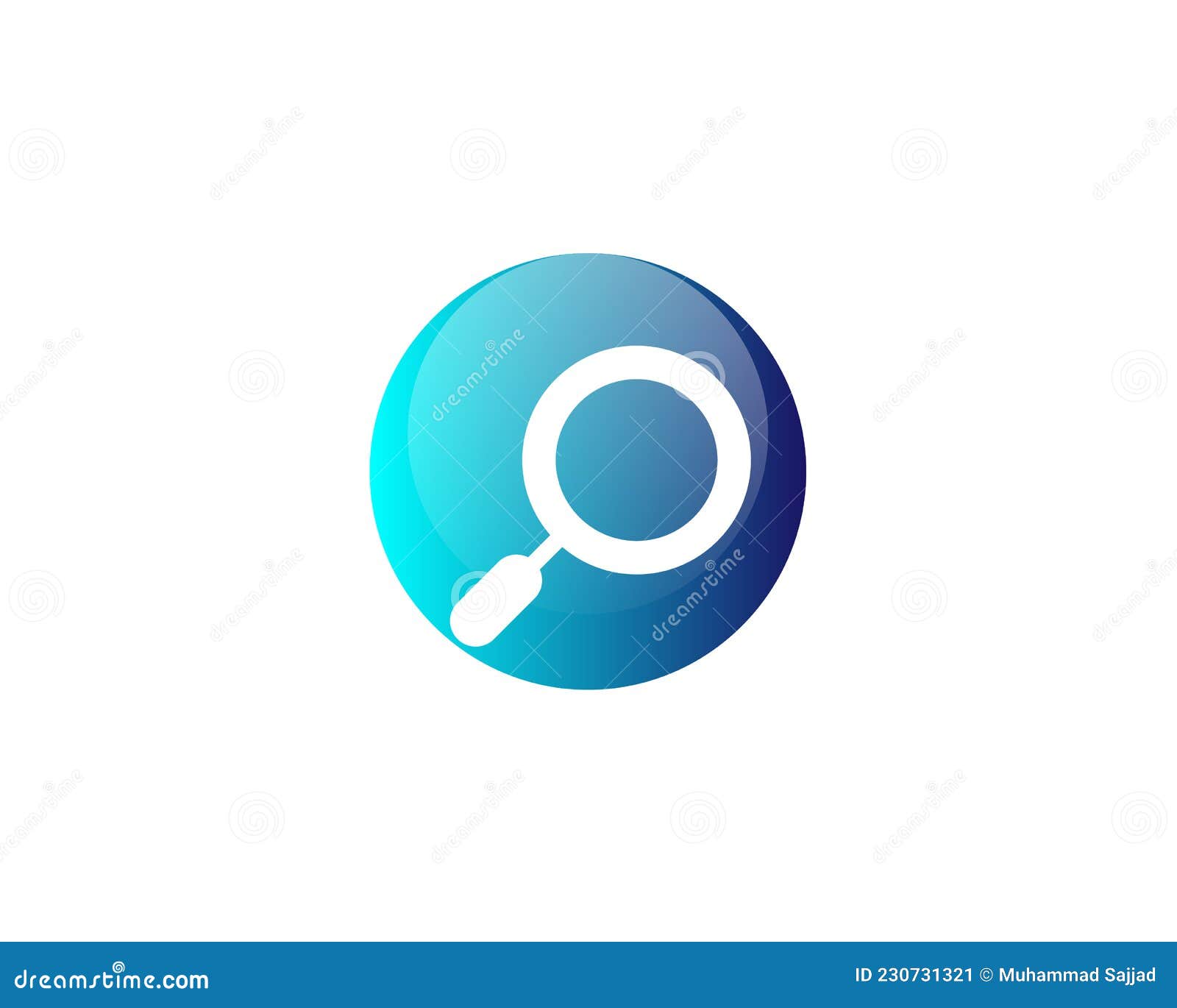 Magnifying Glass - Searching Logo Template - Magnifying Icon ...