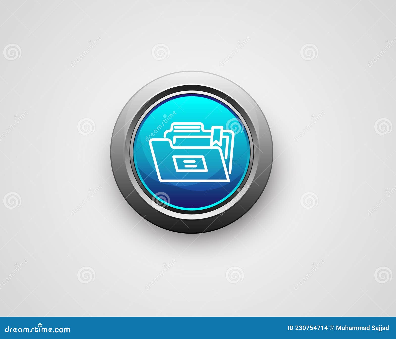 Folder Icon -Vector Computer Folder Logo Stock Illustration ...