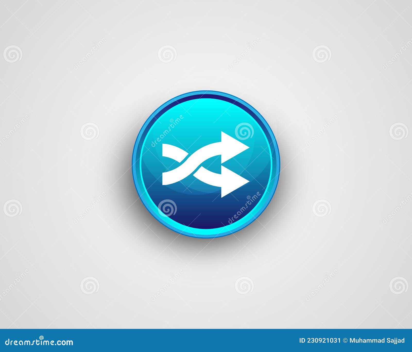 Crossed Arrow Icon Vector Illustration Button Template Sign Symbol ...