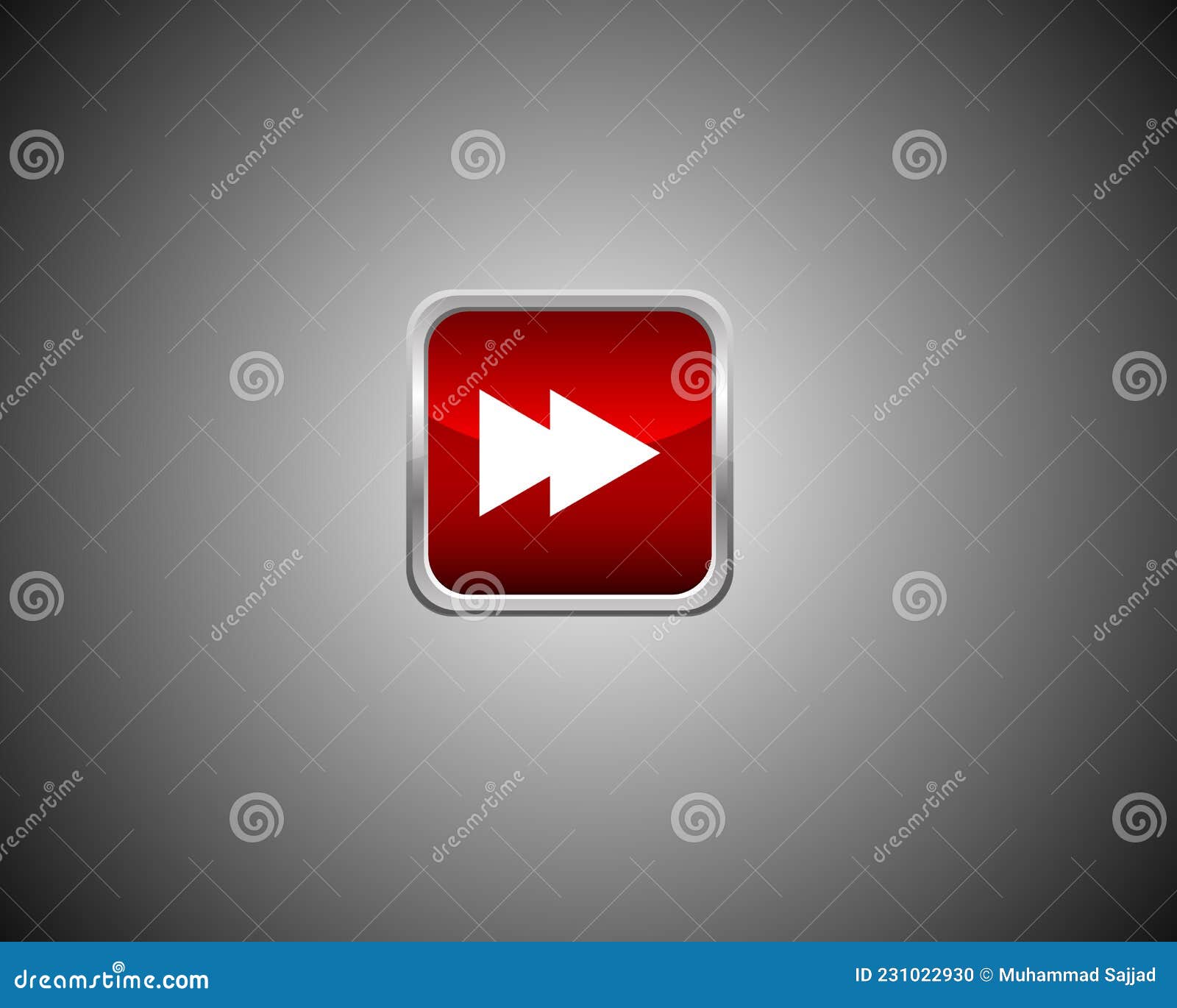 Vector Web Fast Forward Icon Vector Button Sign Symbol Stock ...