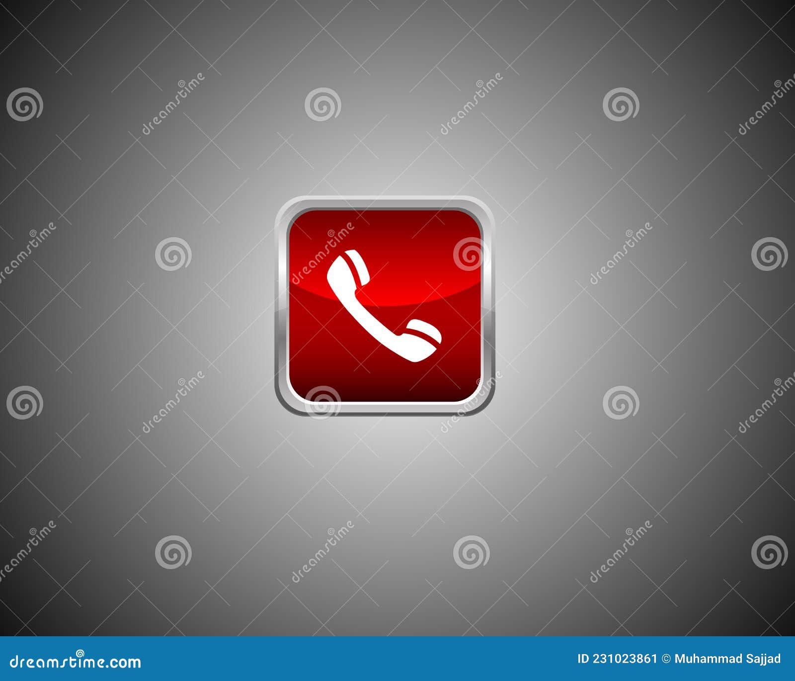 Phone Icon in Trendy Flat Style Isolated - Calling Sign Ringing Symbol ...