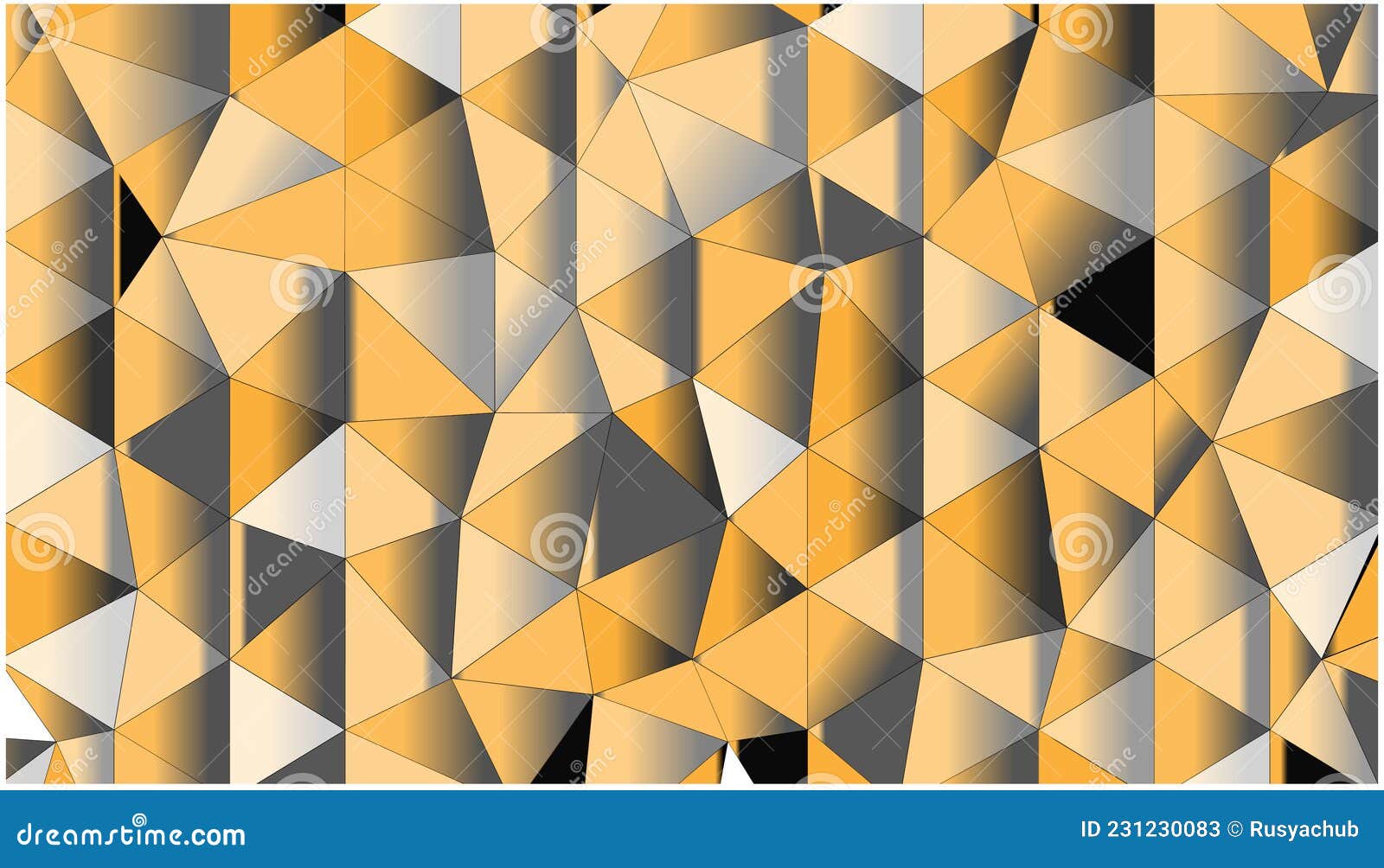 Modern Background of Different Triangles in a Yellow Gray Gradient ...