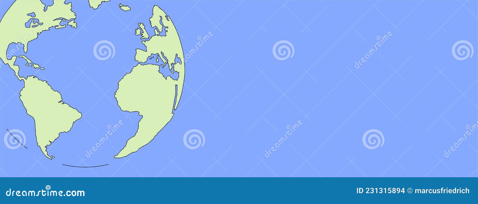 Europe Map With Shapes Of Regions. Cartoon Vector | CartoonDealer.com ...