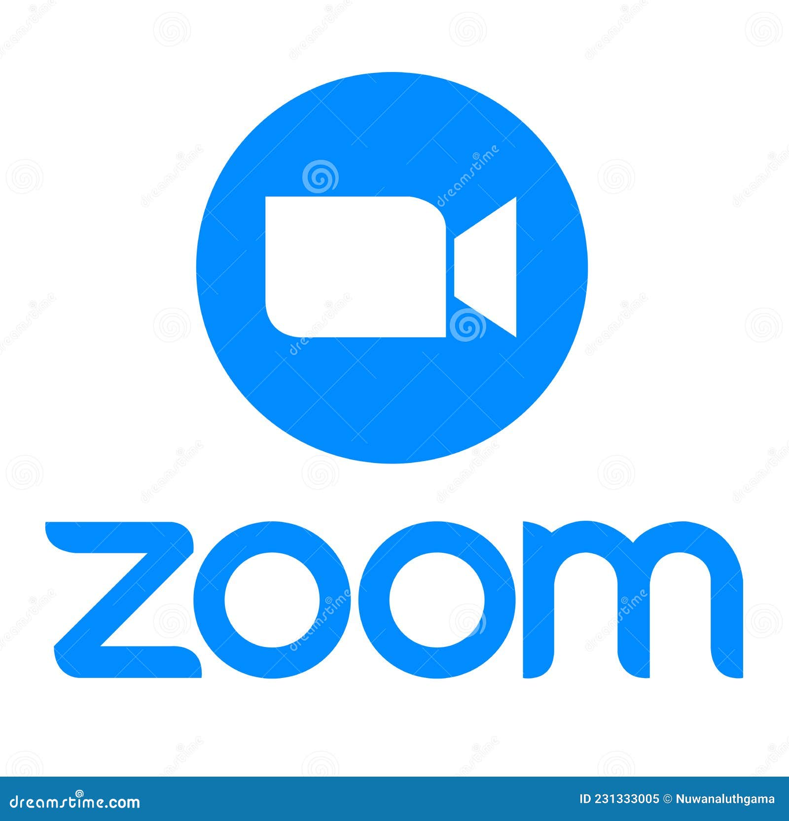 Zoom Logo, Video, Call Application, Camera Vector Icon Editorial Image ...