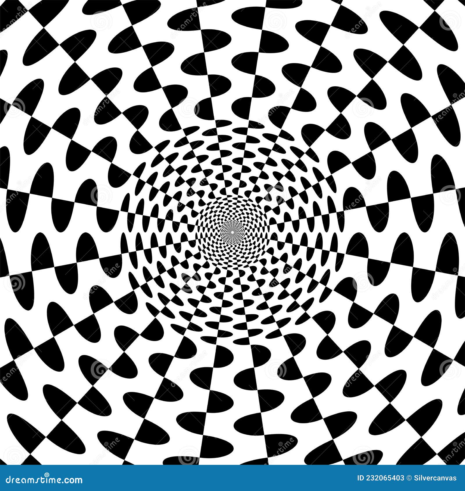 Circular Pattern Background. Simple Geometric Elements Creating a Pop ...