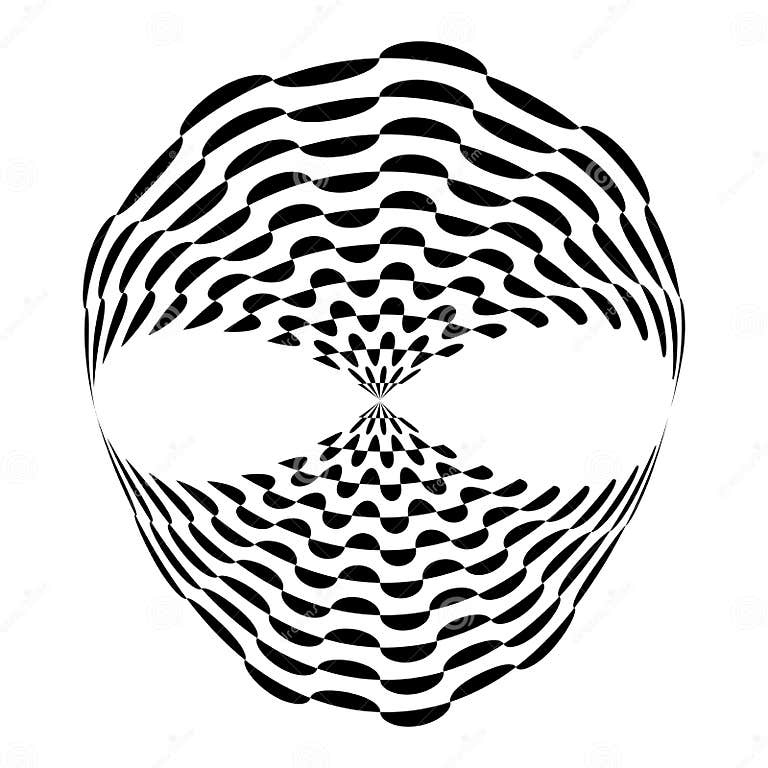 Abstract Alien Like Design Created with Geometrical Form Stock ...