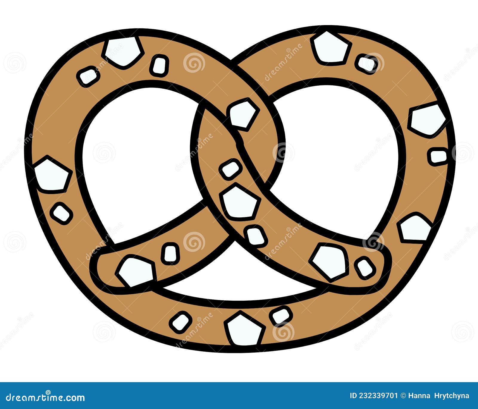 Brezel Icon Vector Illustration | CartoonDealer.com #167565312