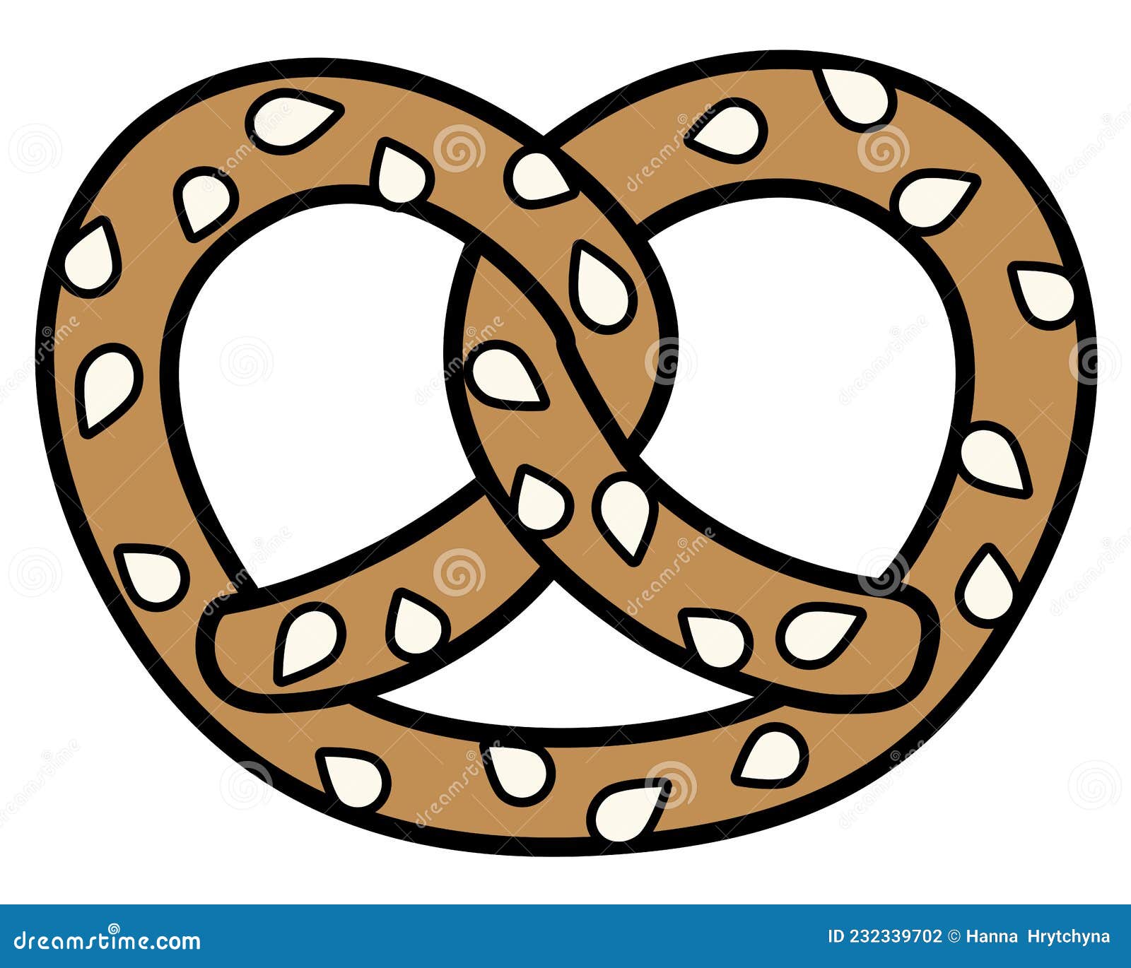 Brezel Icon Vector Illustration | CartoonDealer.com #167565312