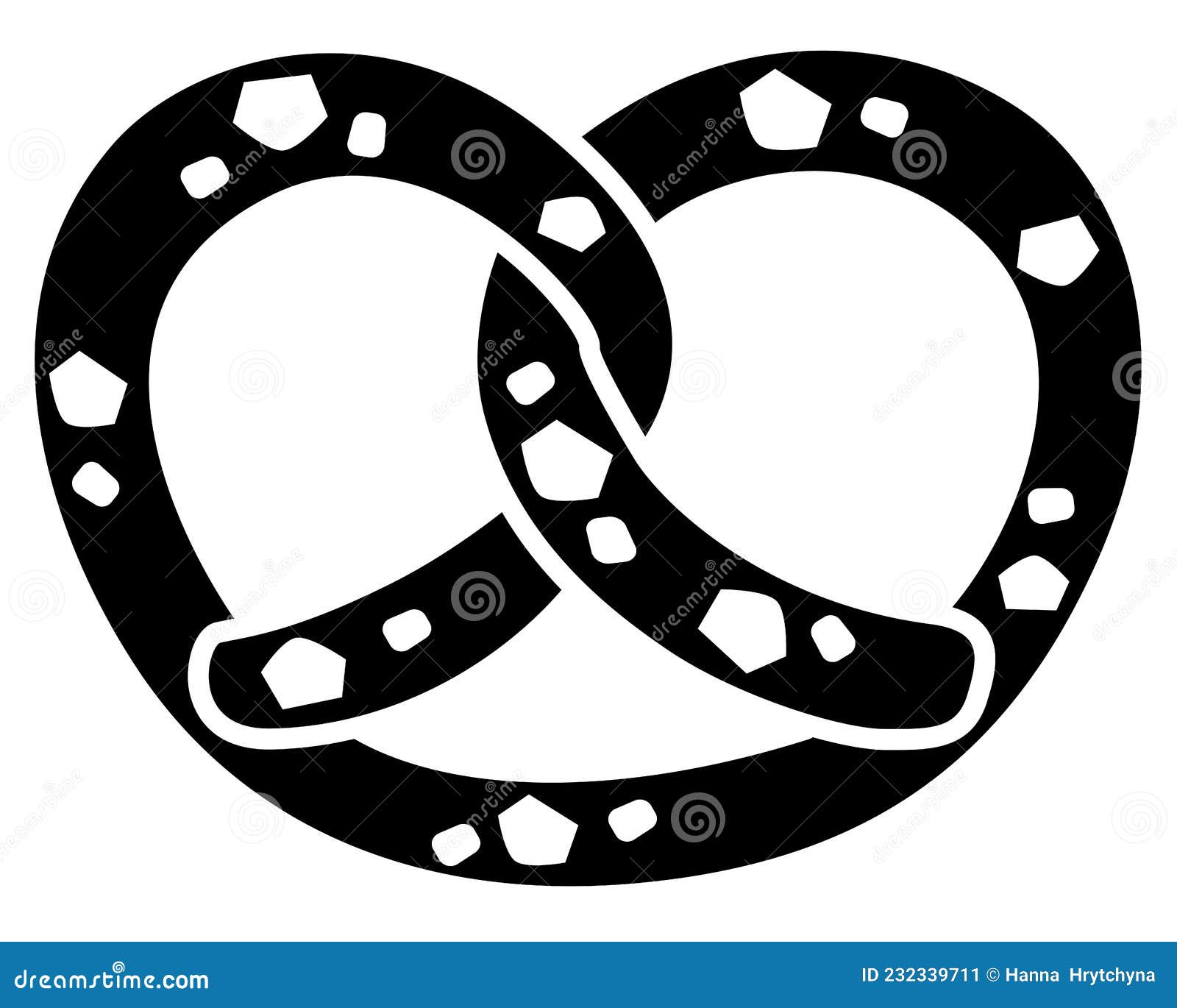 Brezel Icon Cartoon Vector | CartoonDealer.com #78546117