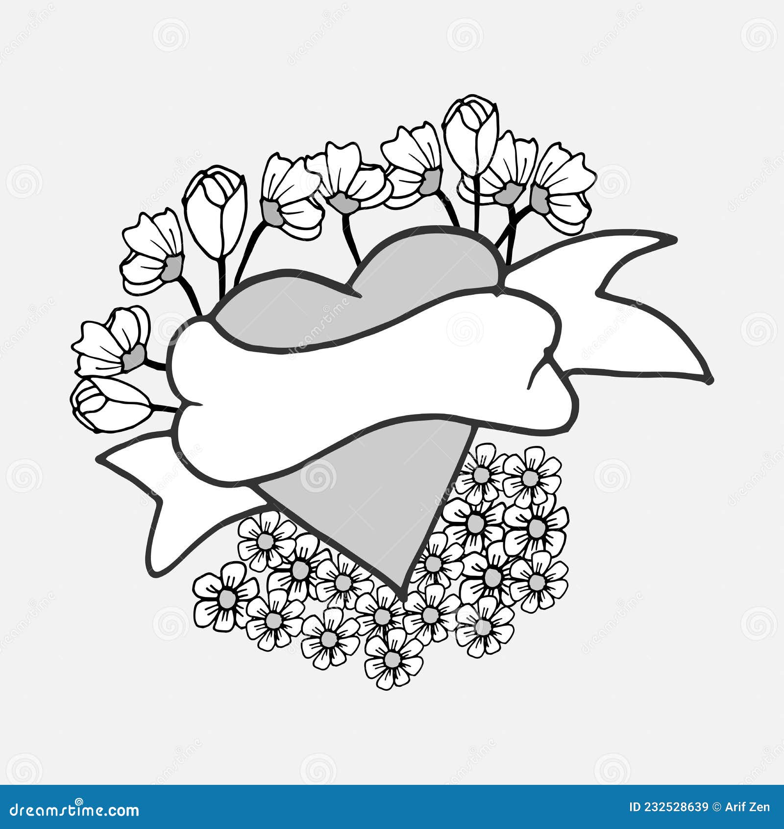 Dood Outline Tooth Icon Vector Illustration On White Background ...