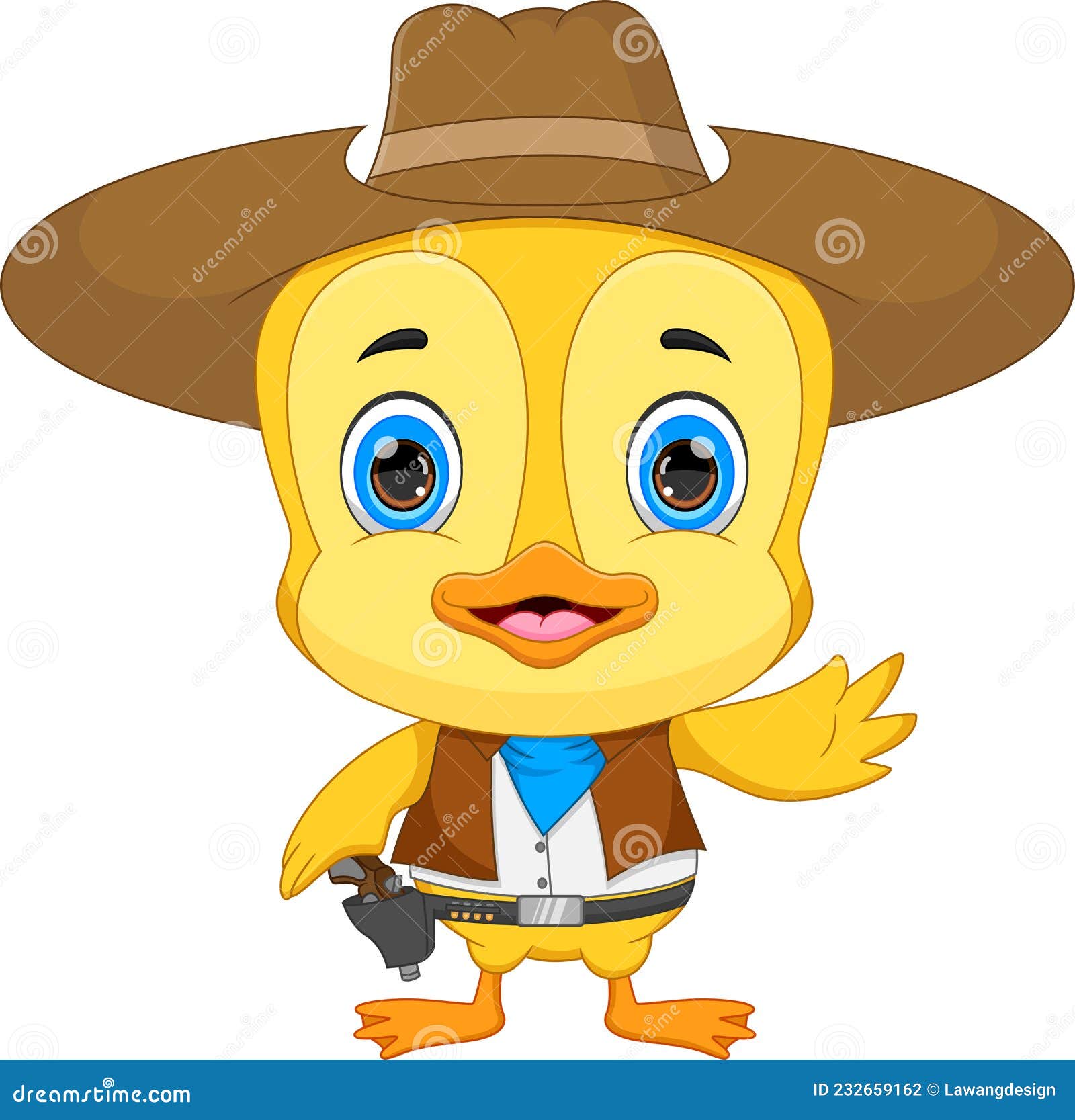 Cowboy Bath Vector Illustration | CartoonDealer.com #5638716