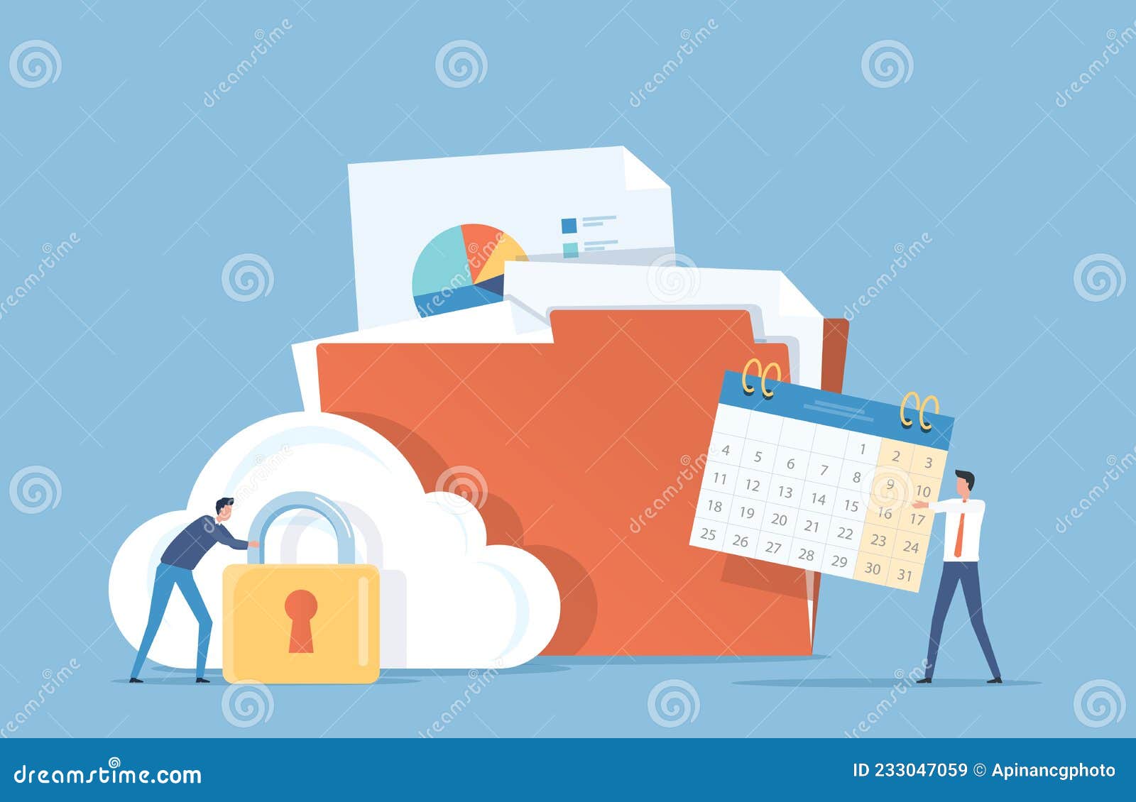 3D Man With Backup Team Royalty-Free Stock Photo | CartoonDealer.com ...