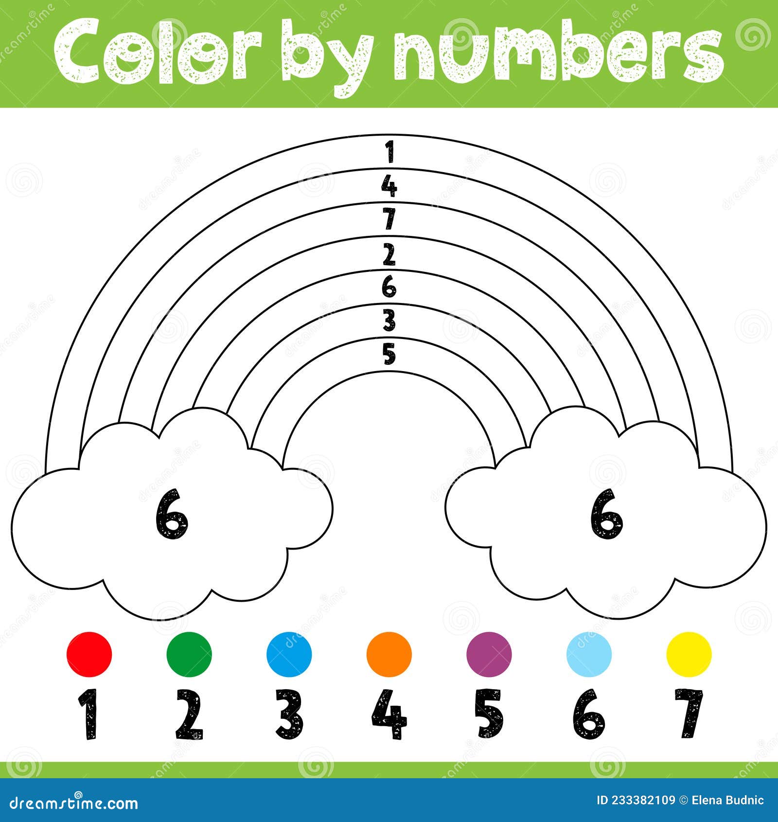 Activity Page for Kids with Easy Educational Gaming Level. Coloring ...