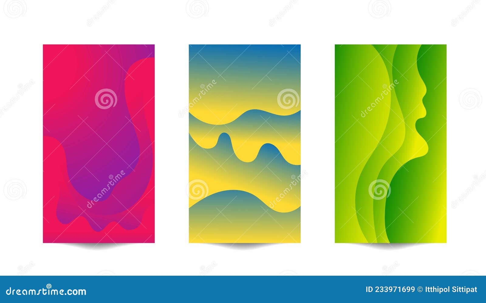 Abstract Background Paper in Blue. A4 Abstract Color 3d Paper Art ...