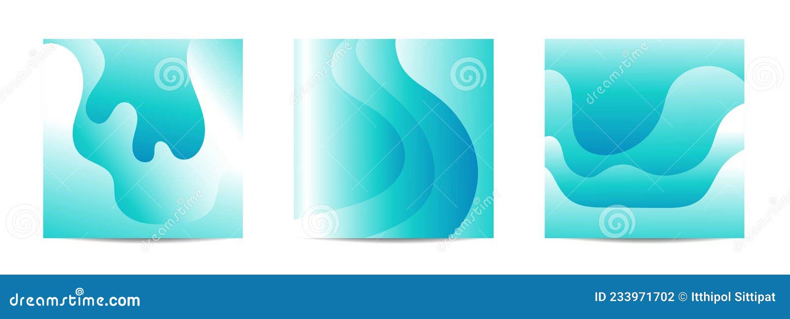 Abstract Background Paper in Blue. A4 Abstract Color 3d Paper Art ...