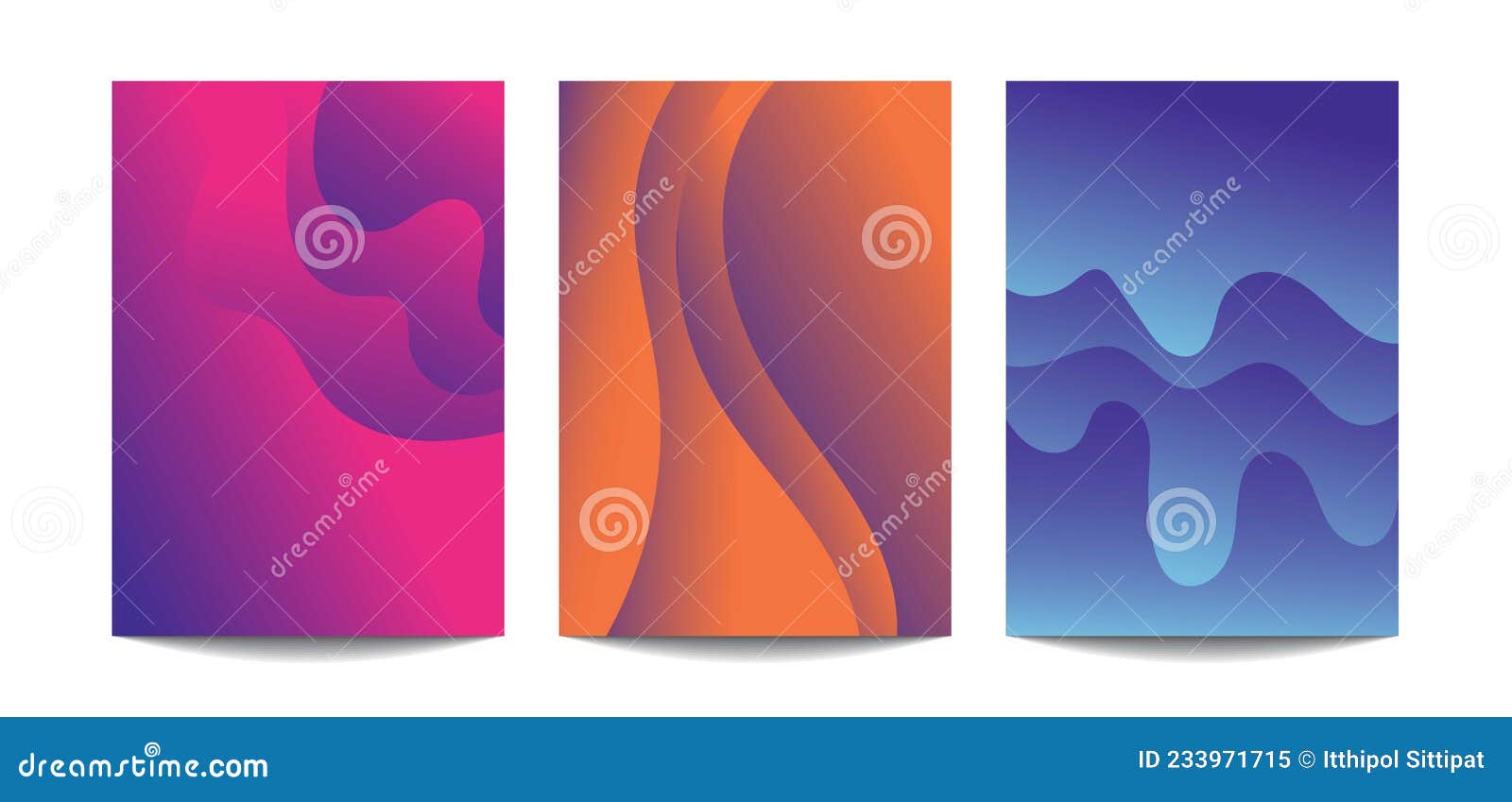 Abstract Background Paper in Blue. A4 Abstract Color 3d Paper Art ...