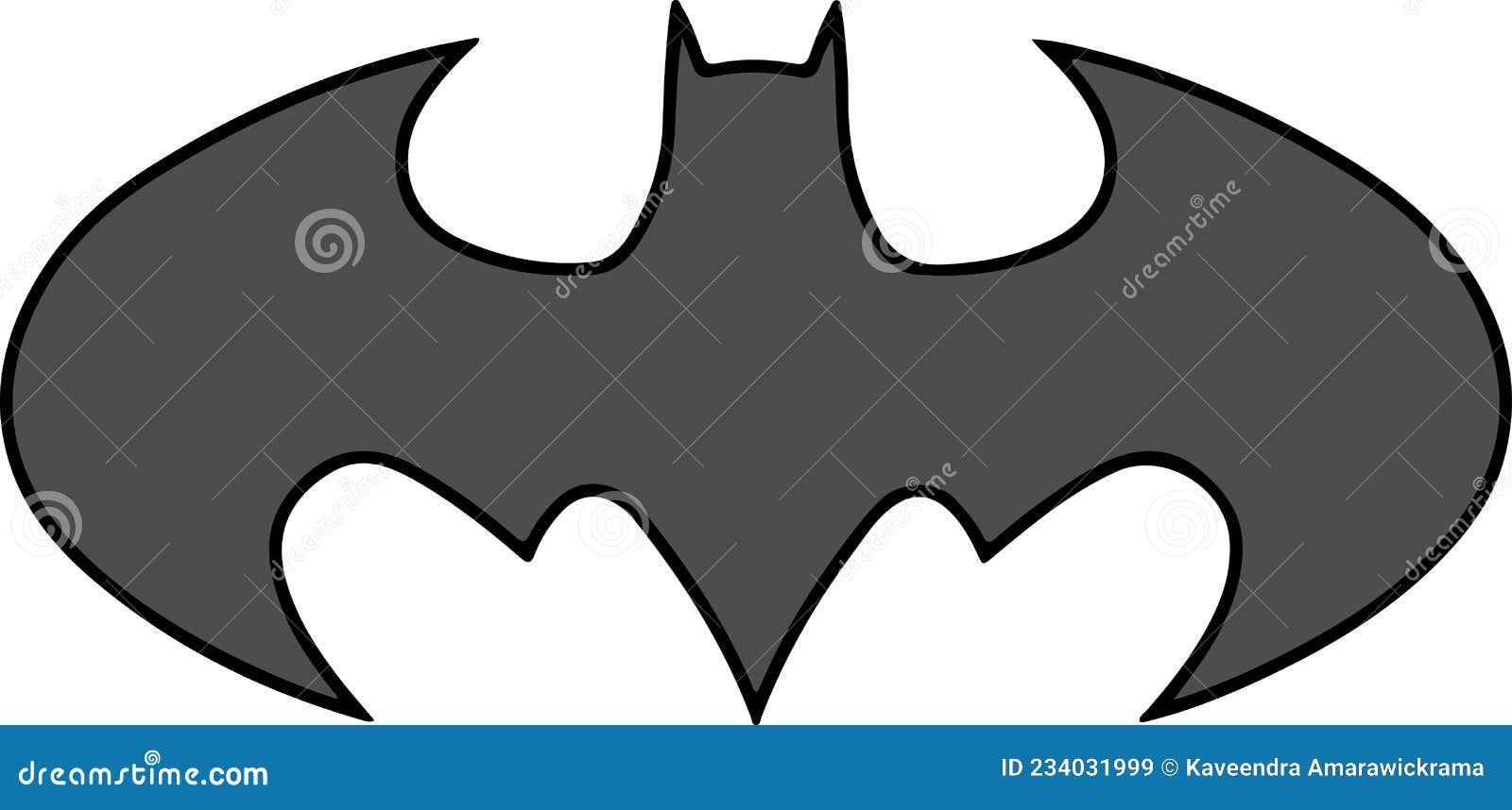 Abstract Batman Logo Design on White Editorial Stock Image ...