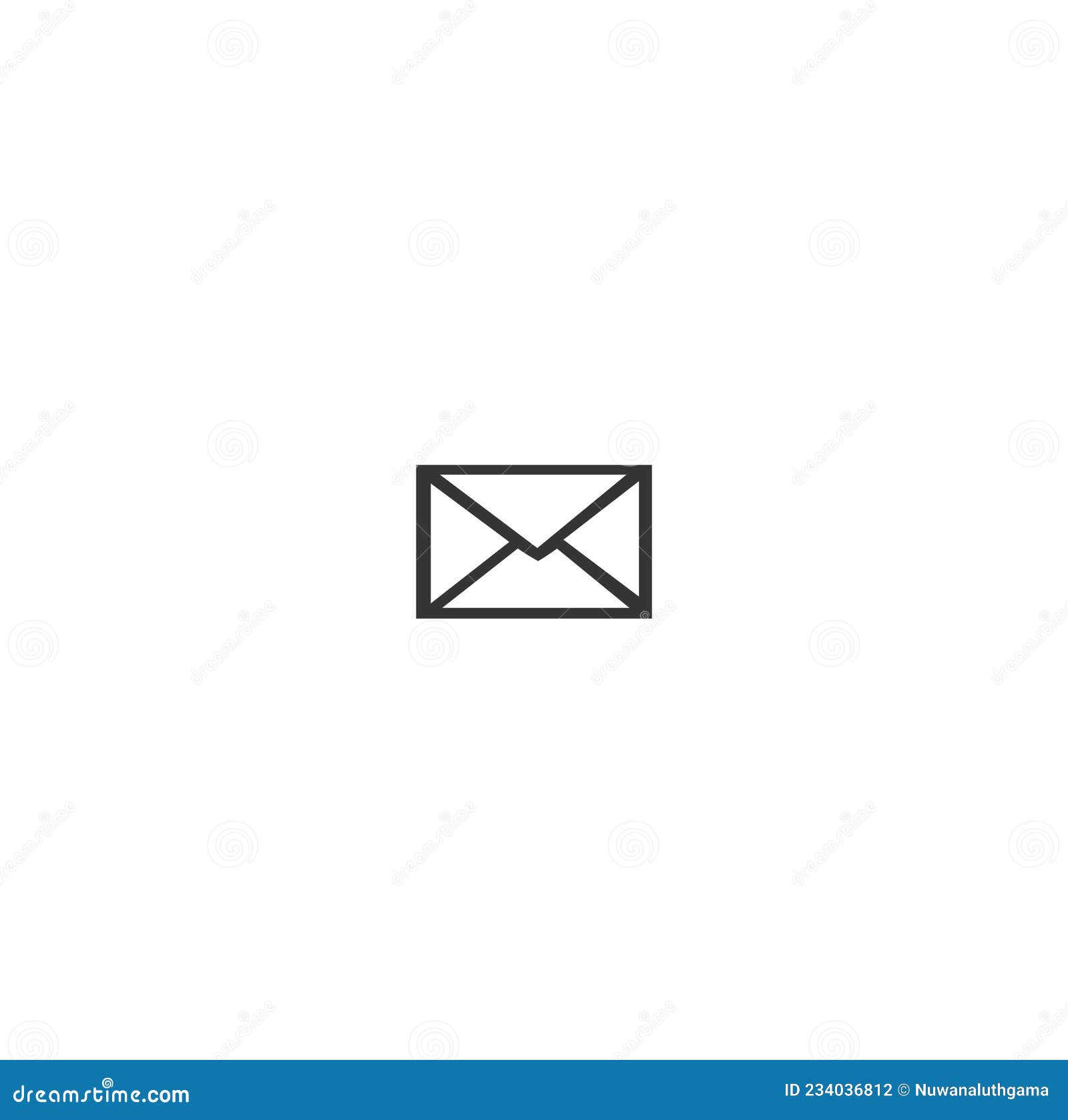 Email Sign, Envelope Icon Vector Image Stock Vector - Illustration of ...