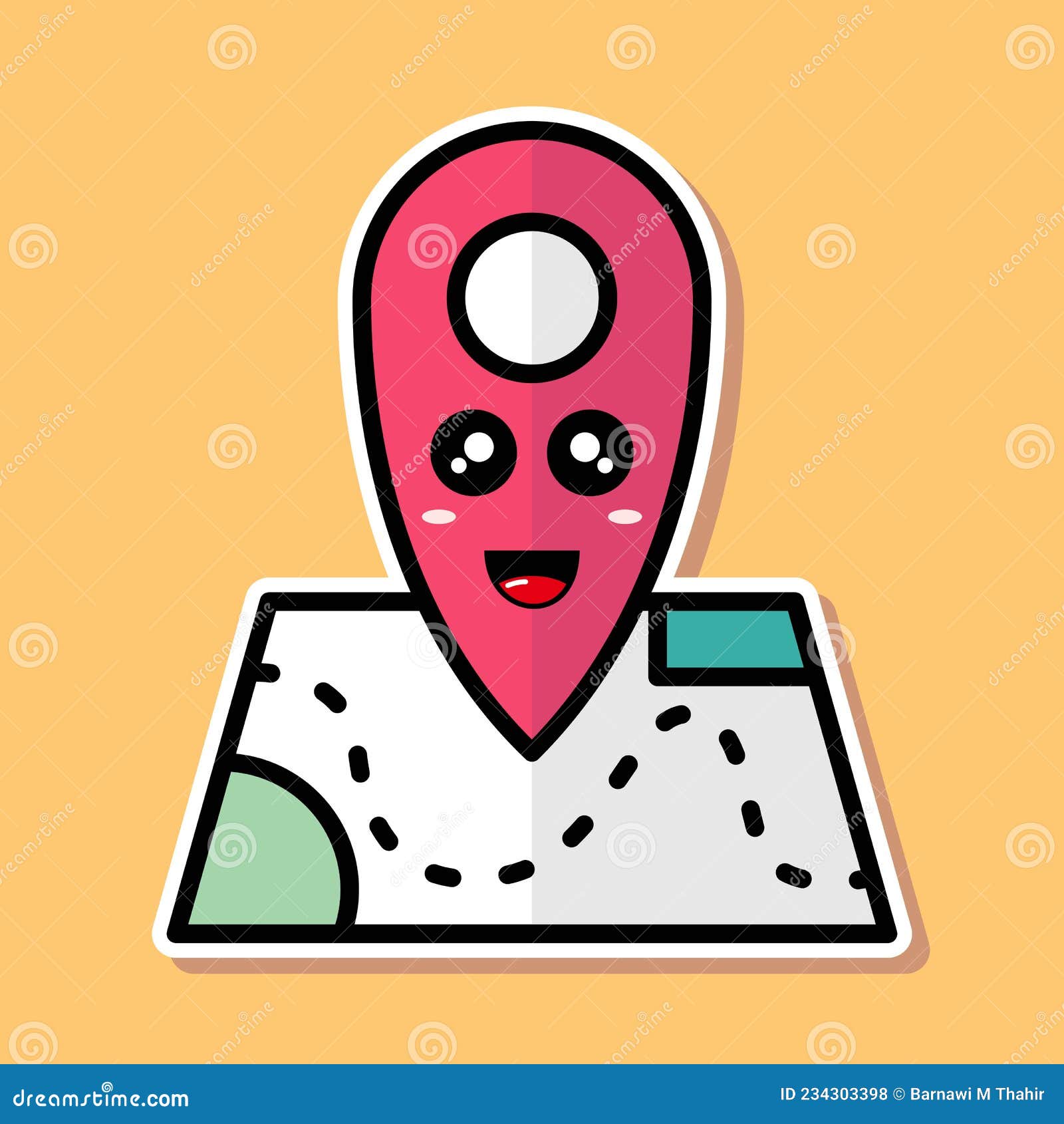 Maps And Destinations Cartoon Vector | CartoonDealer.com #44060513