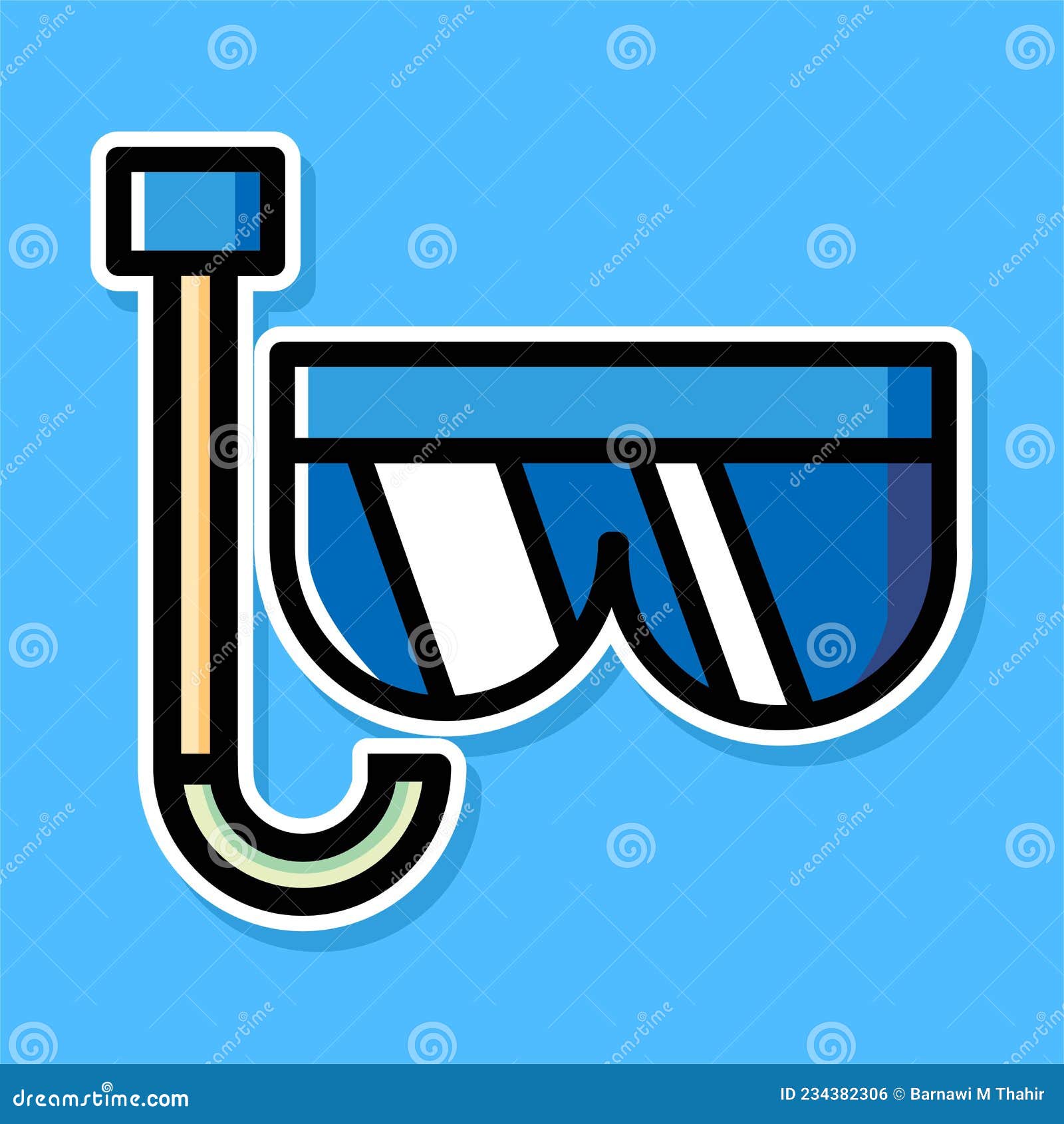 Diving Goggles Icon Design Vector Stock Vector - Illustration of ...
