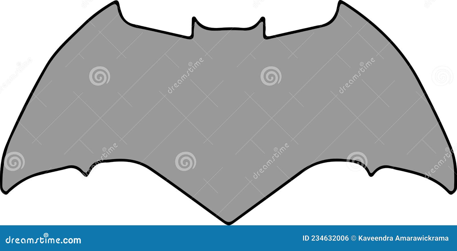 Abstract Batman Logo Design on White Stock Vector - Illustration of ...