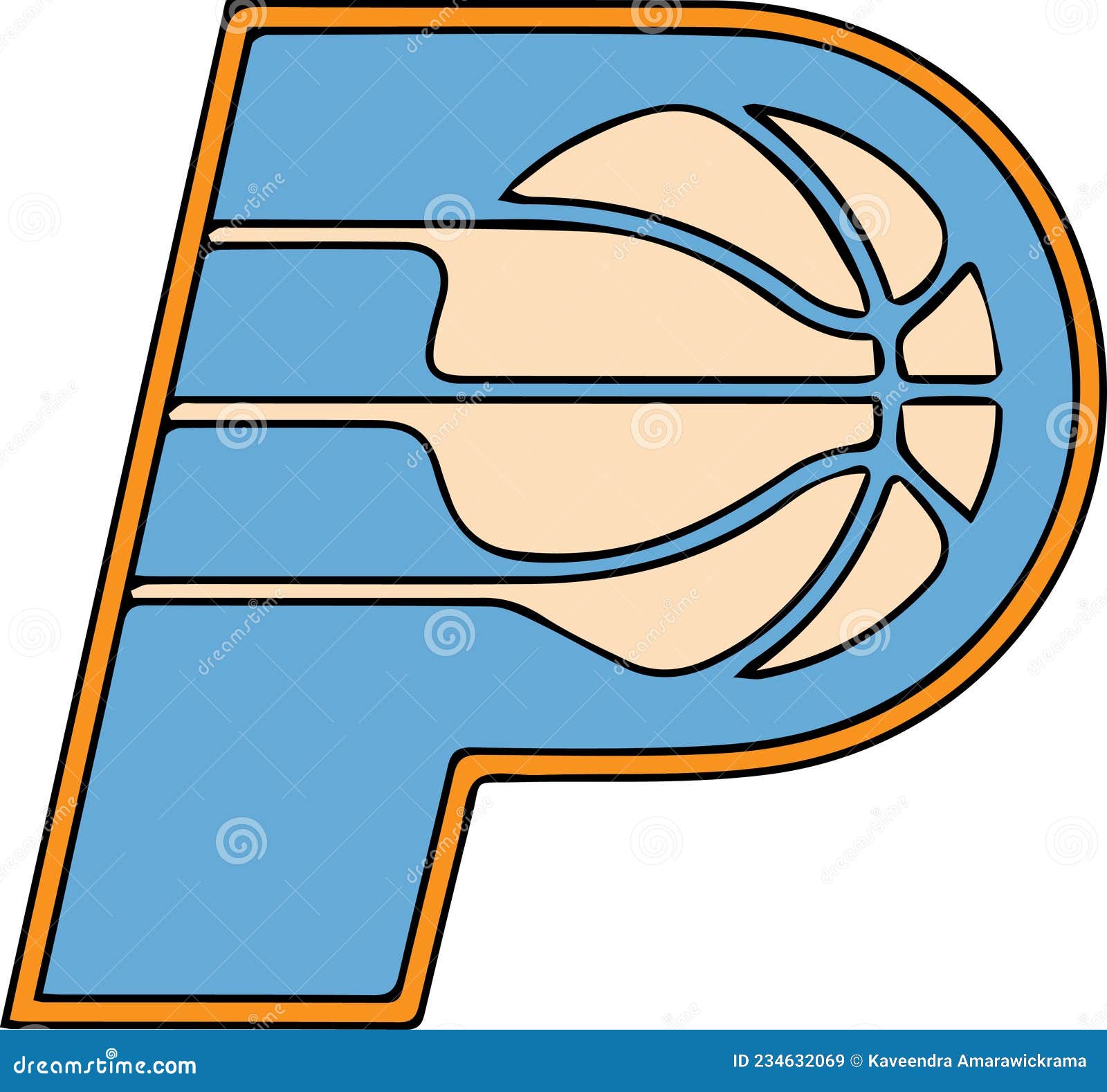 Vector Indiana Pacers Teams Logo Design on White Stock Vector ...