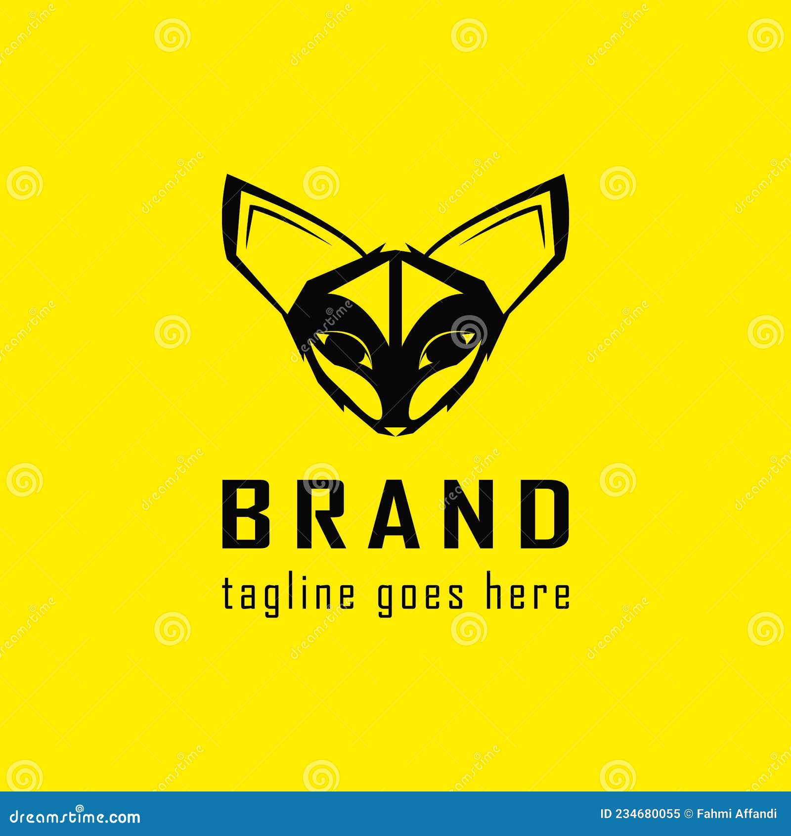 Mouse Deer Head Vector Logo Stock Vector - Illustration of buck, face ...