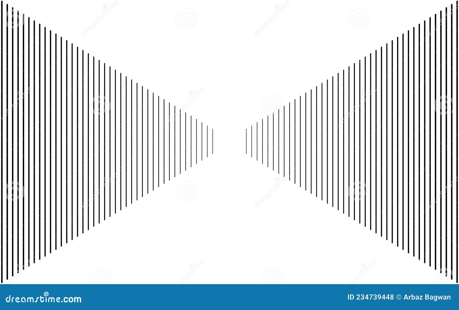 Lines in Perspective Abstract Background Stock Vector - Illustration of ...