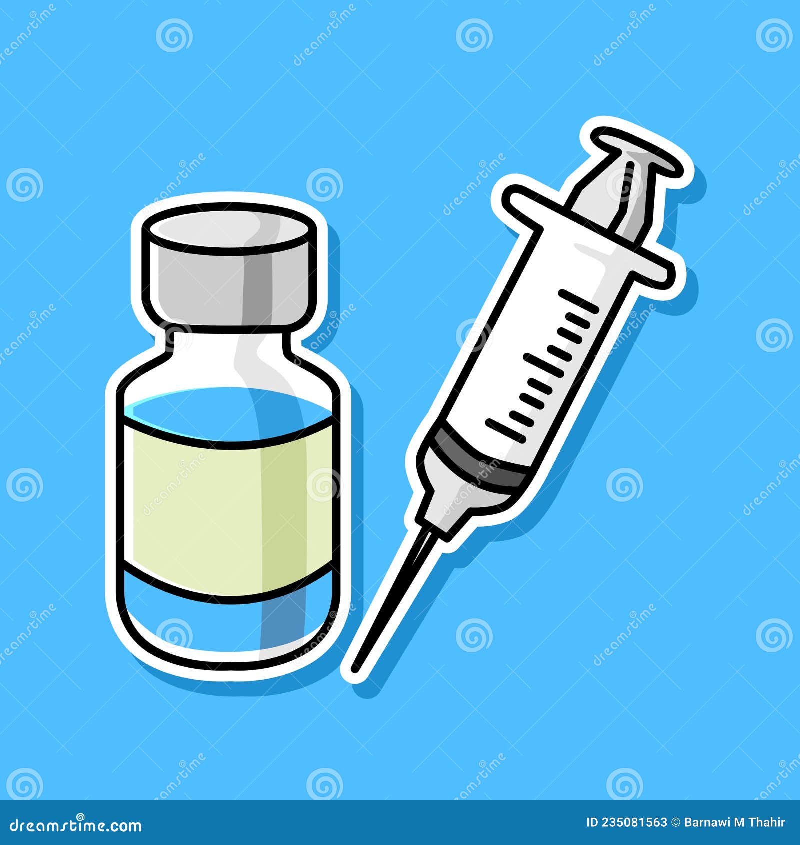 Inject Design Vector Objects Illustration Science Elements And ...