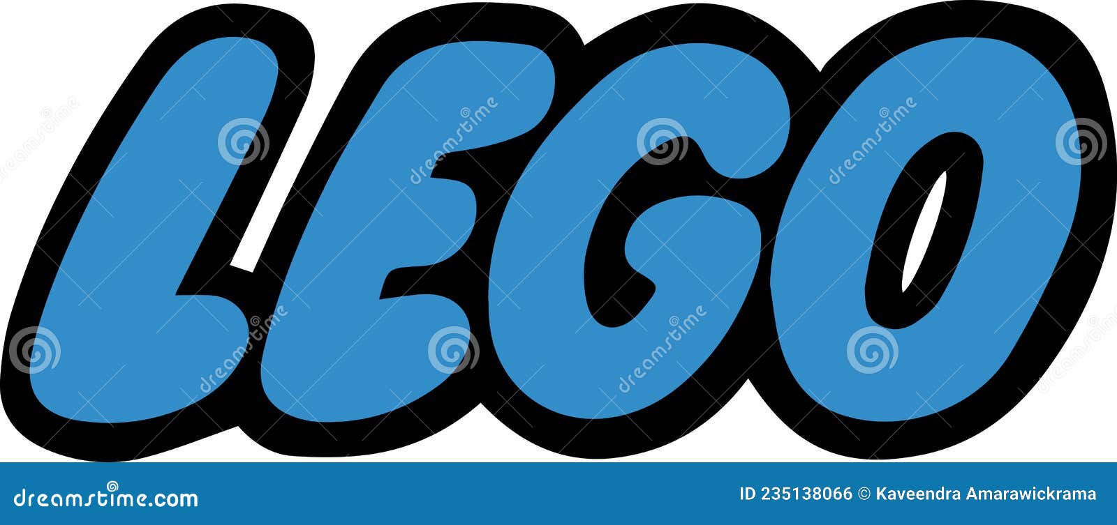 Vector Lego Logo Design on White Stock Vector - Illustration of clipart ...