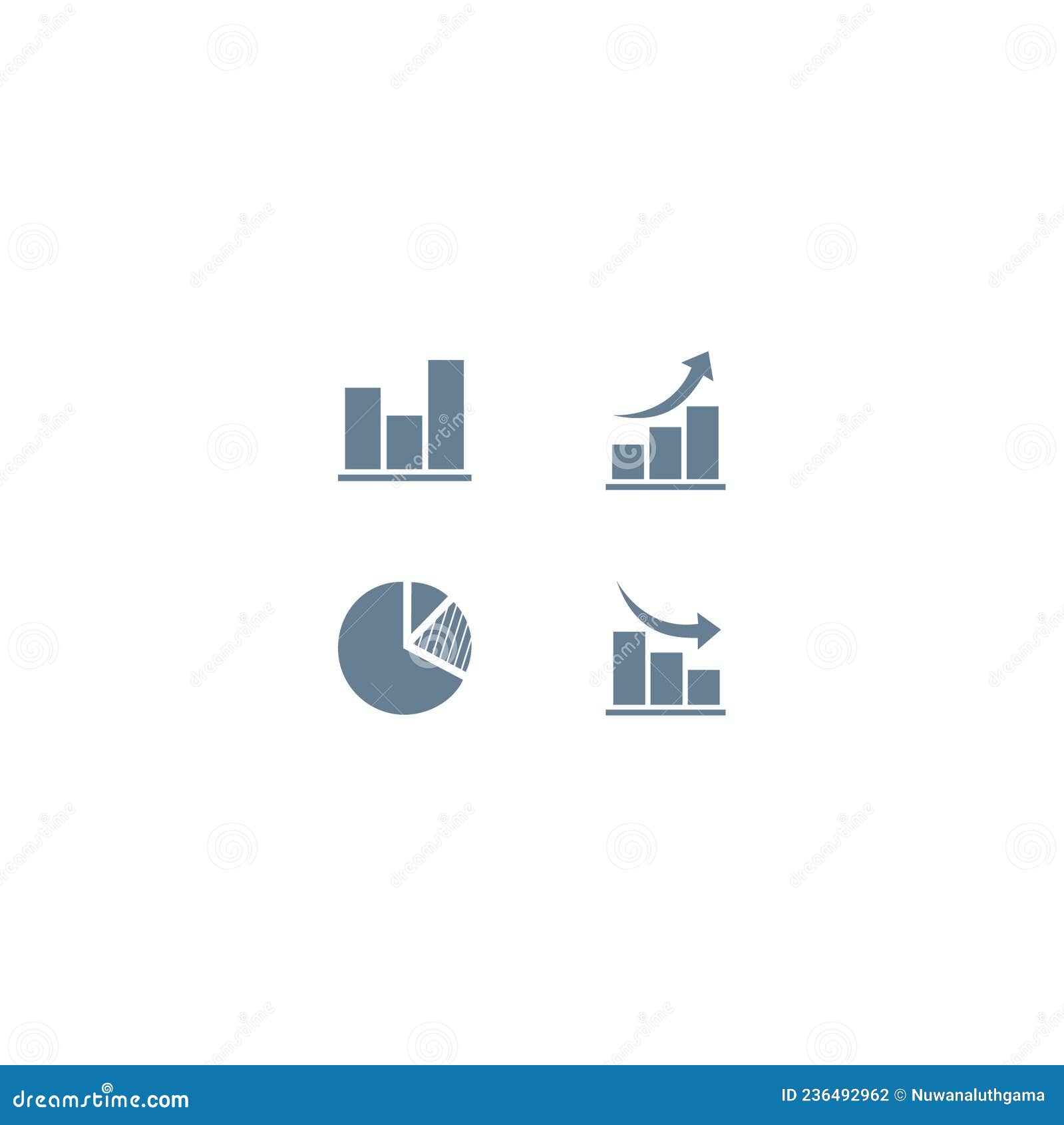 Modern and Various Graph Icons, Bar Chart, Pie Chart Icon Stock Vector ...