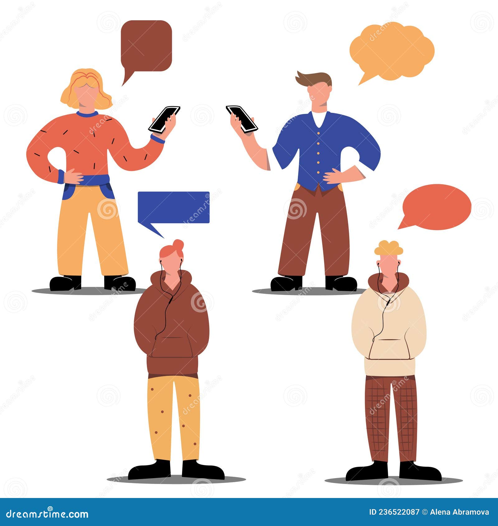 Dialogue Group of Diverse People. Talking and Share Ideas ...