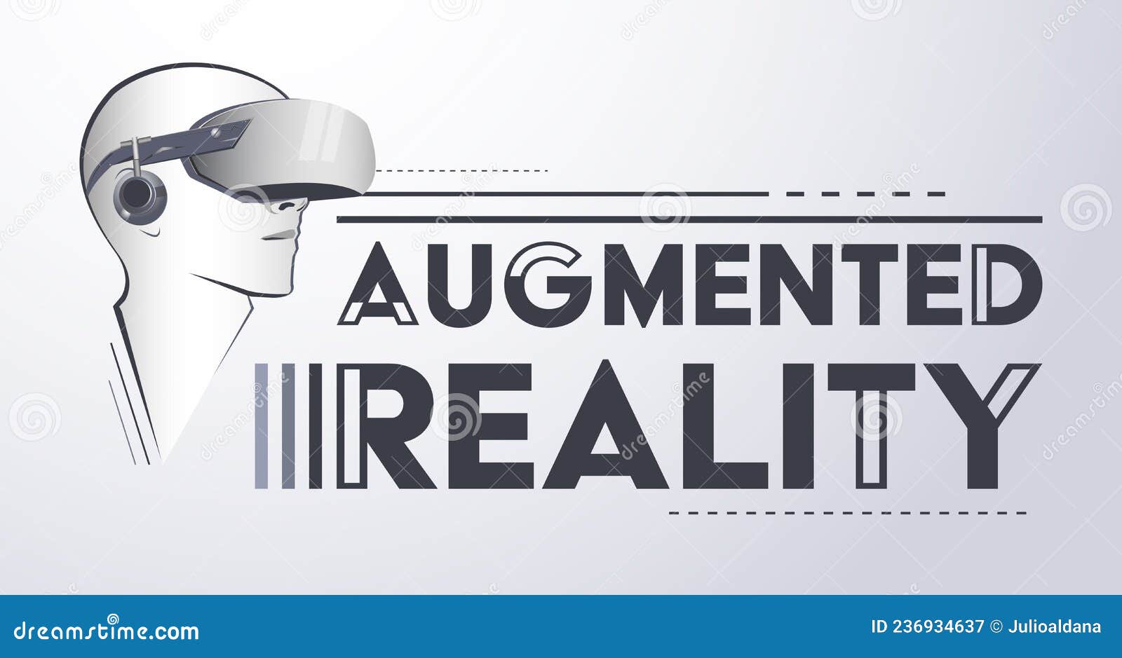 Augmented Reality Design Emblem Vector Illustration. Stock Vector ...