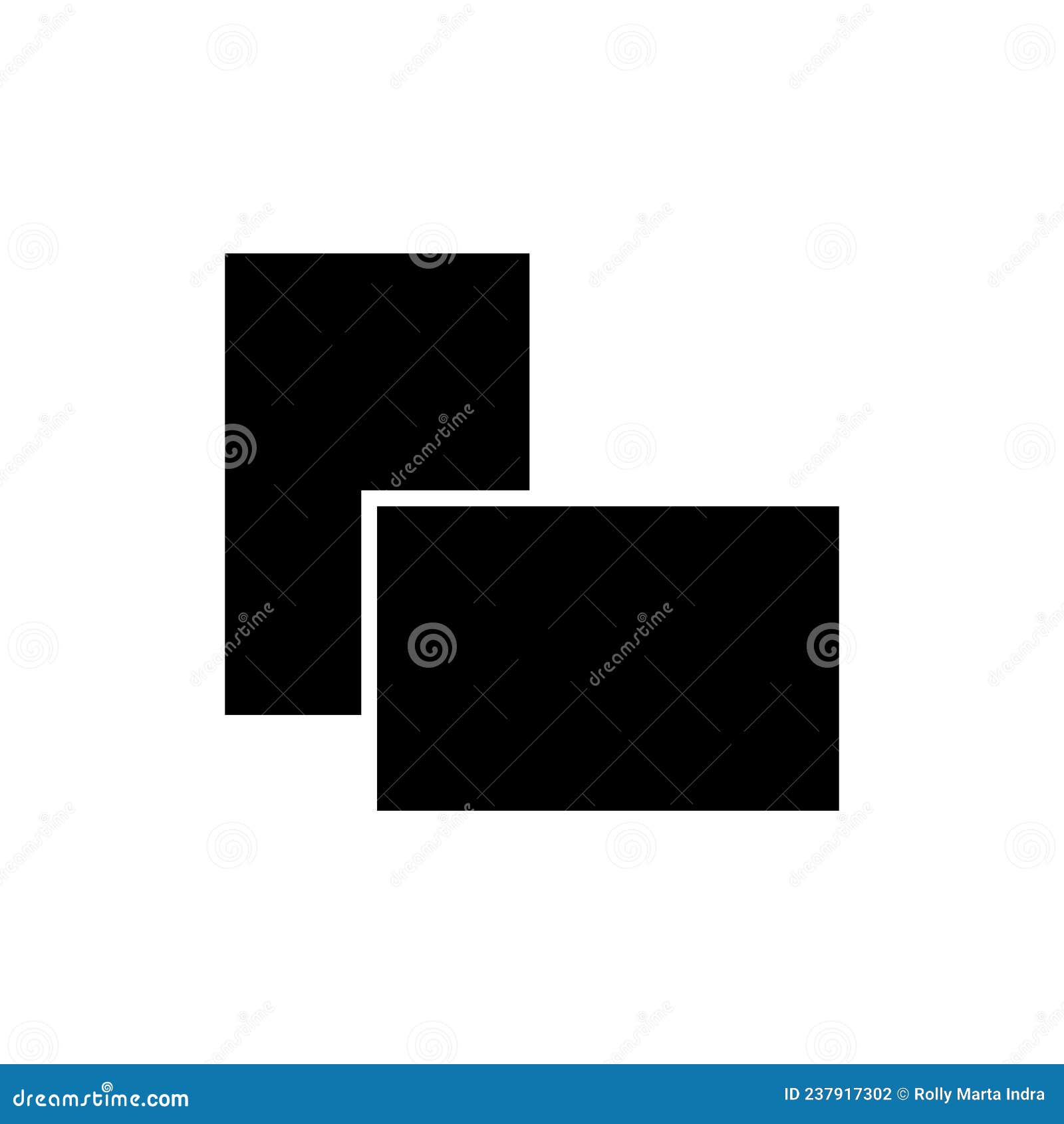 Paper Orientation. Vector Illustration of Paper, Landscape and Portrait ...