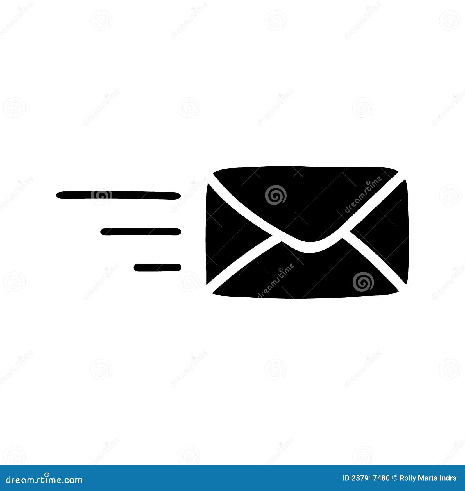 Send Meassage. Envelope Symbol For Web And Mobile App Design. Isolated ...