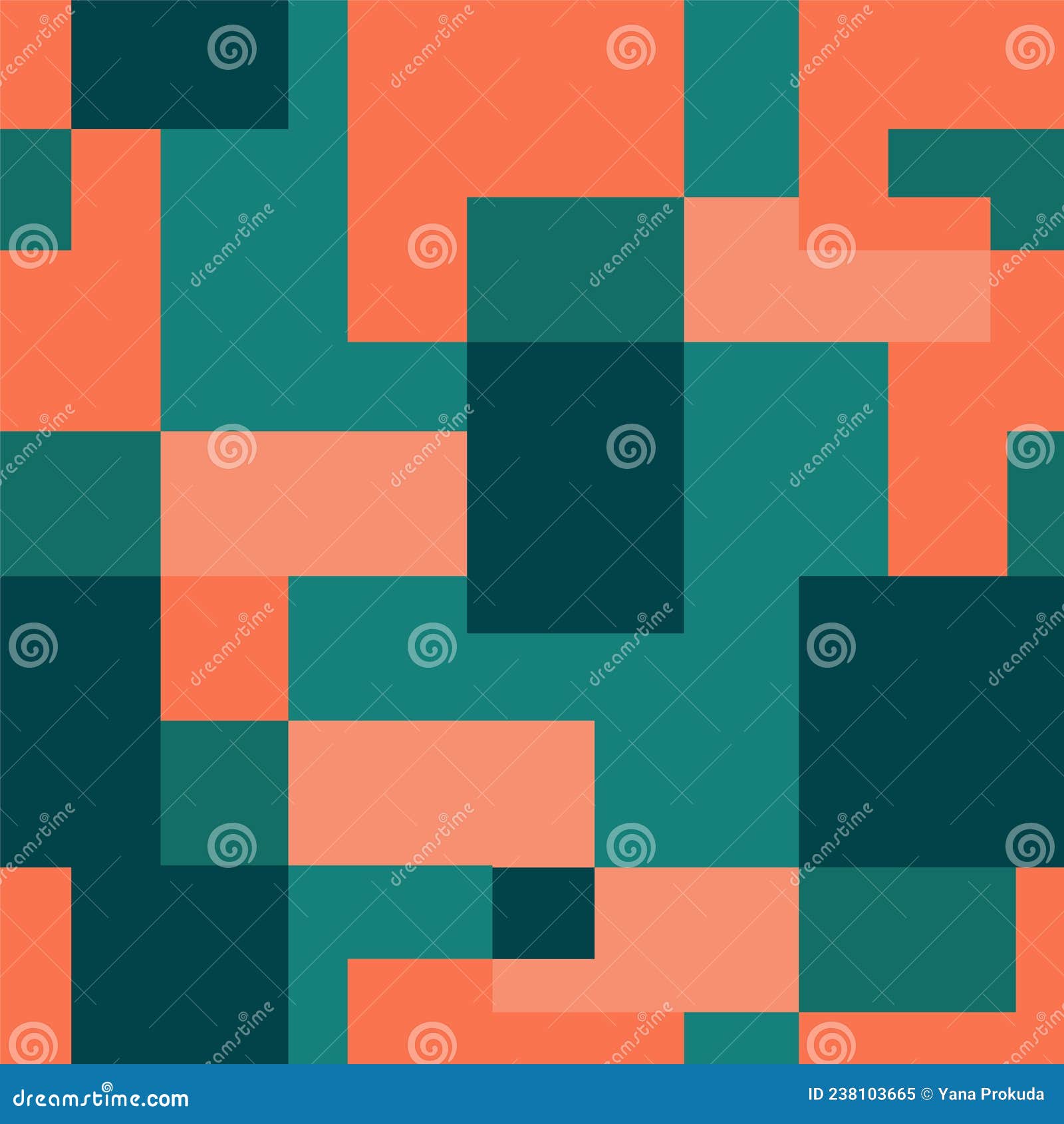 Seamless Abstract Pattern with Geometry Squares Stock Vector ...