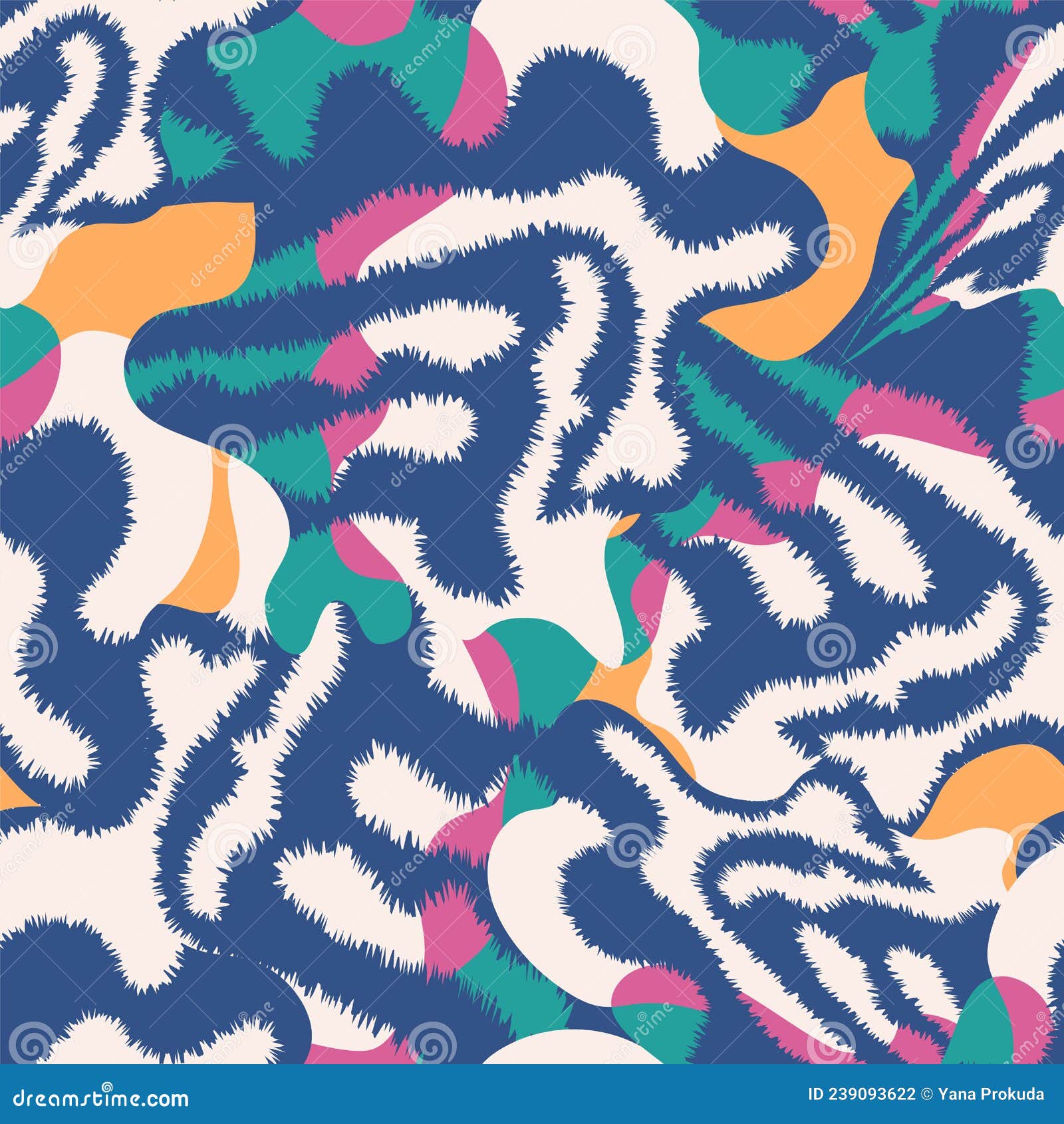 New Abstract Seamless Artwork with Vector Creative Pattern Stock Vector ...