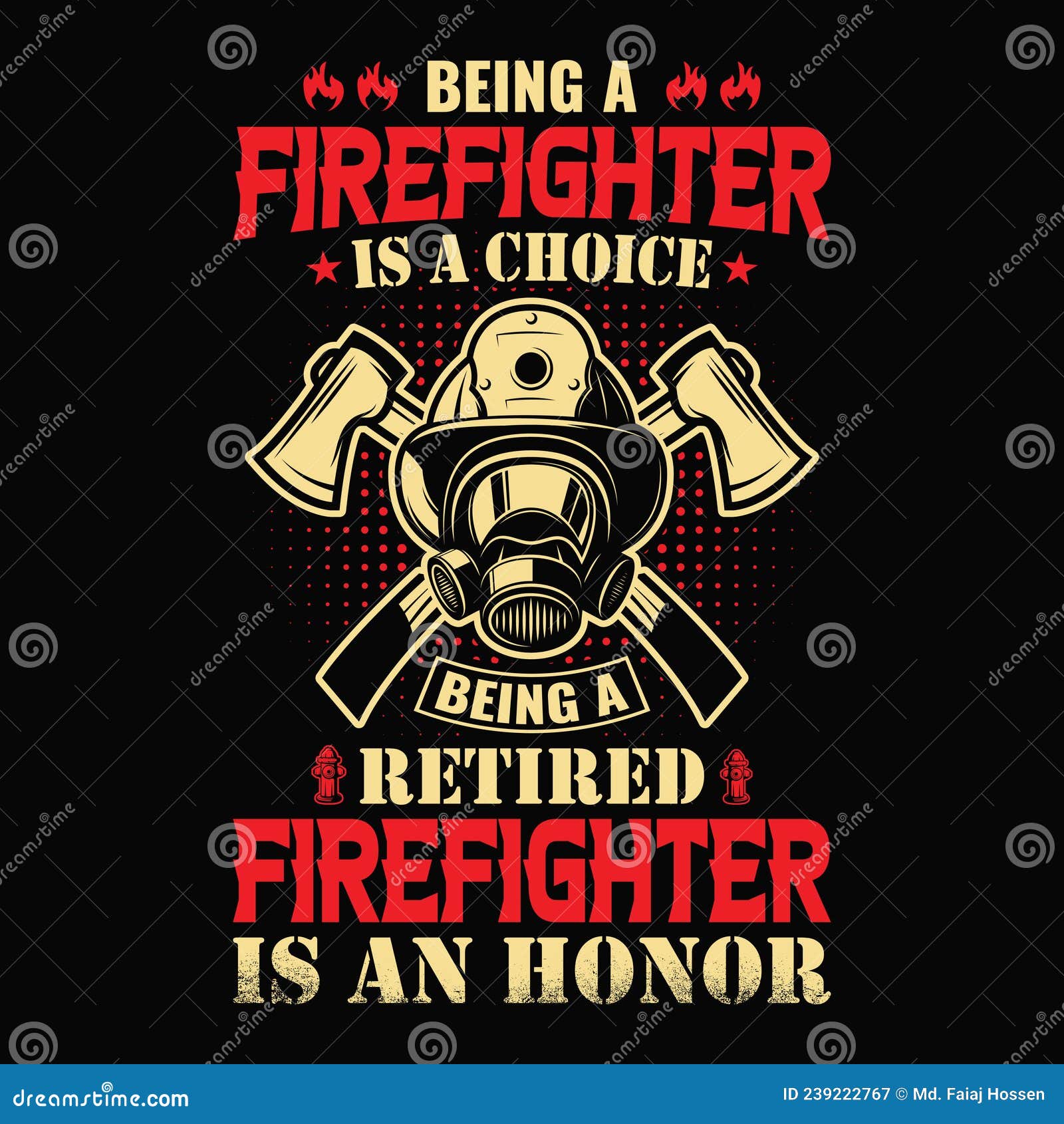 Retired Firefighter Silver Emblem Cartoon Vector | CartoonDealer.com ...
