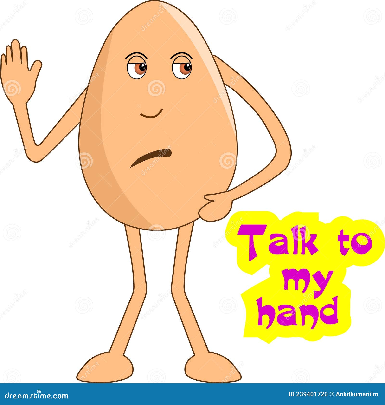 Angry Boy Showing Slap - Cute Cartoon Fat Kid Illustration Royalty-Free ...