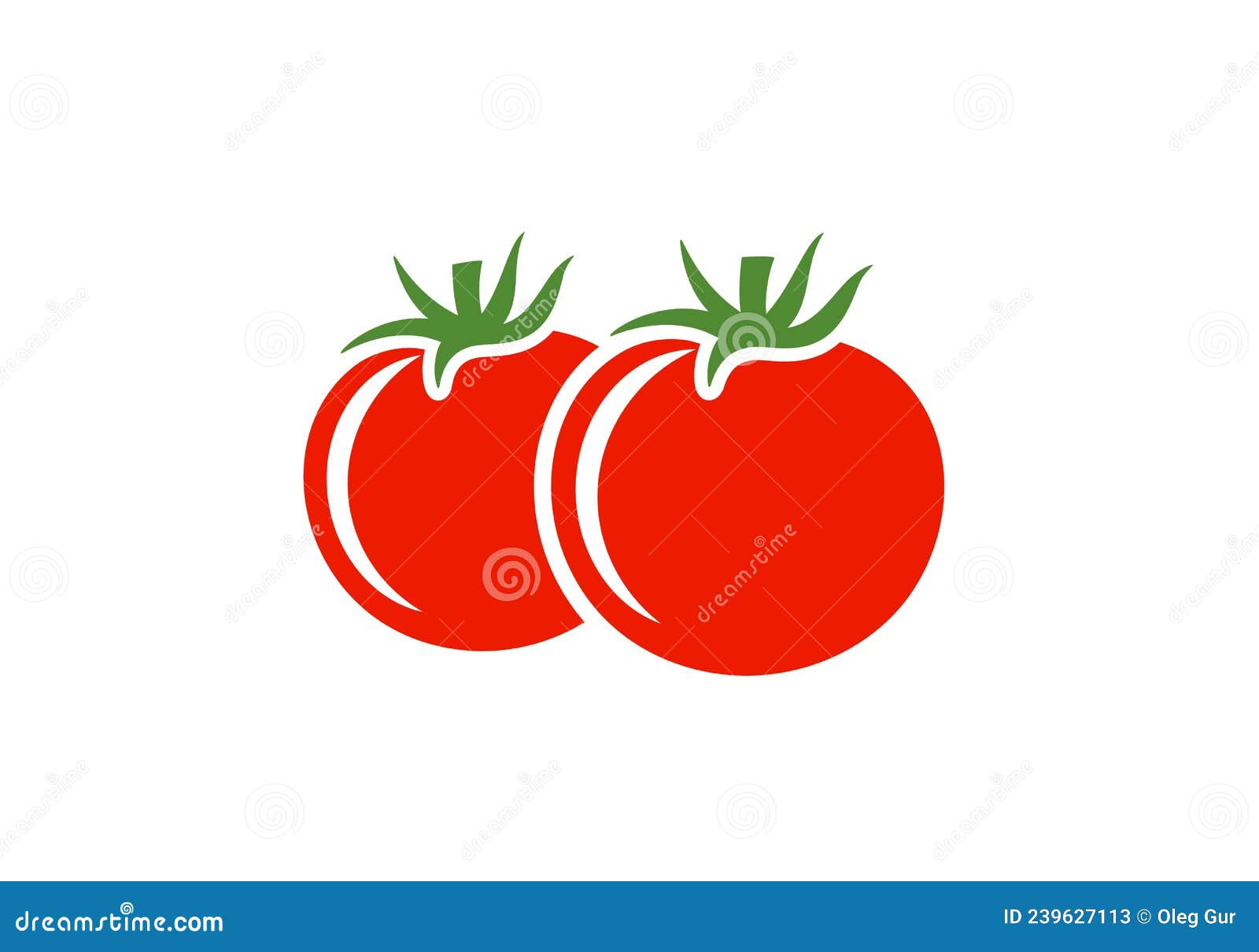 Tomato Logo. Isolated Tomato on White Background Stock Vector ...