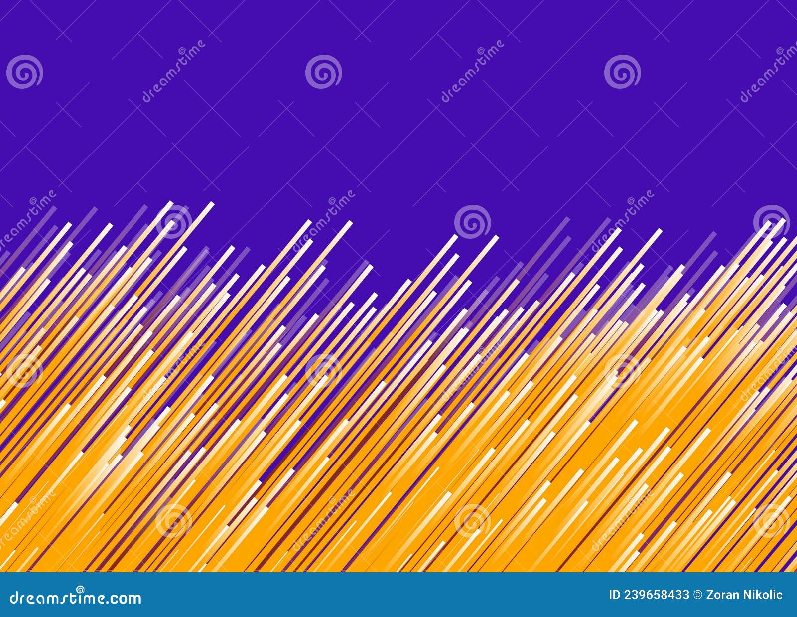 Yellow Thin Oblique Lines on a Purple Background Stock Illustration ...